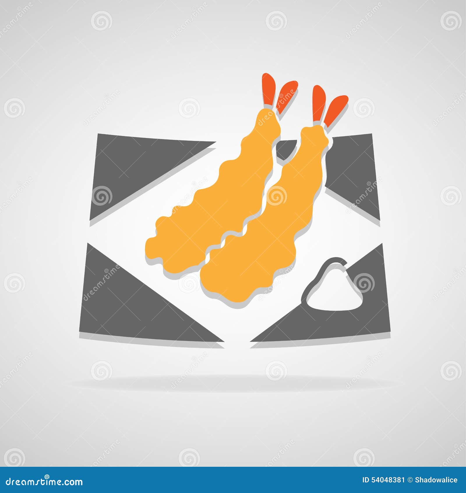 Tempura Icon Great for Any Use. Vector EPS10 Stock Vector ...