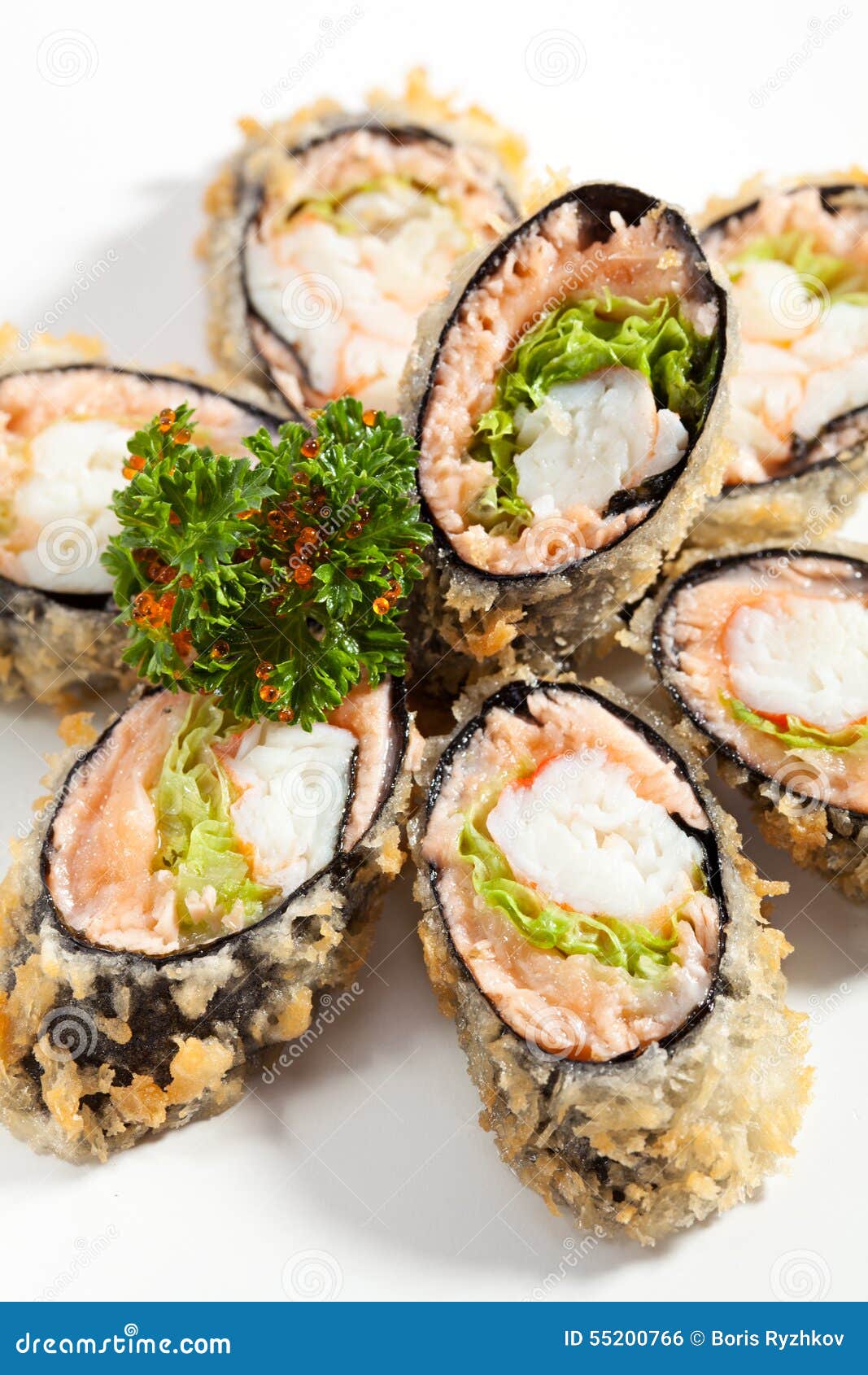 Tempura Roll stock photo. Image of roll, fried, fresh - 55200766