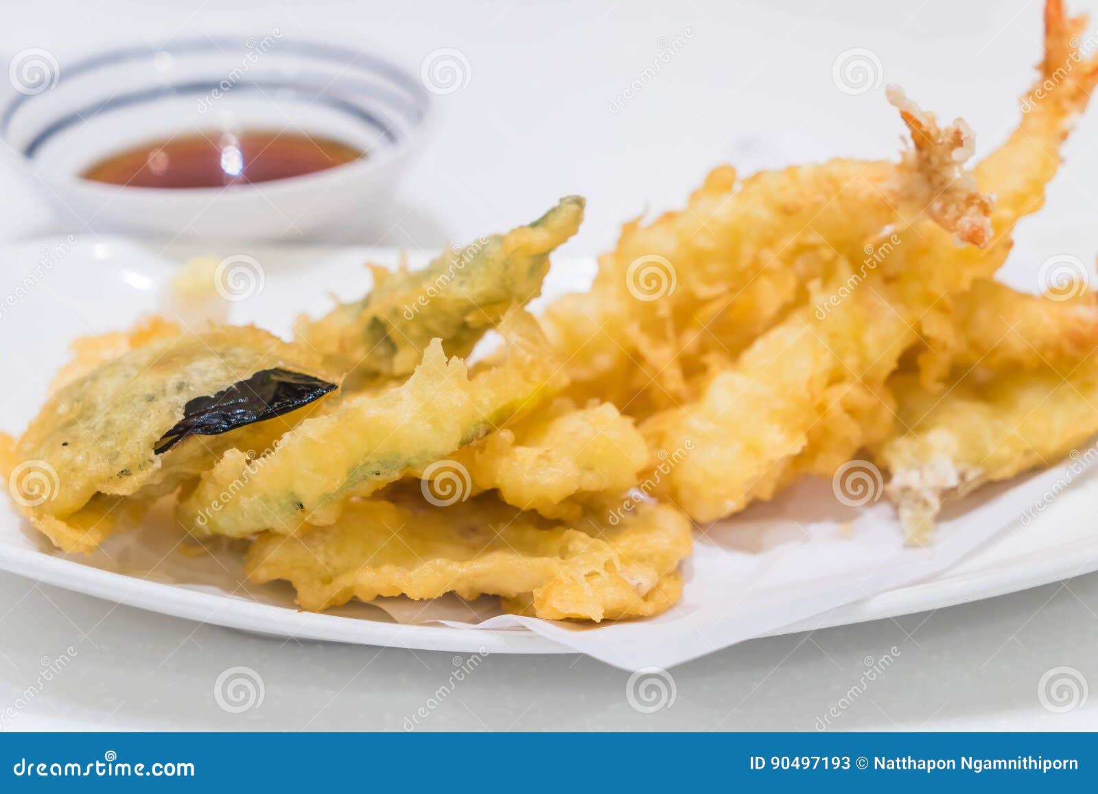 Tempura set stock image. Image of dish, nutrition, healthy - 90497193