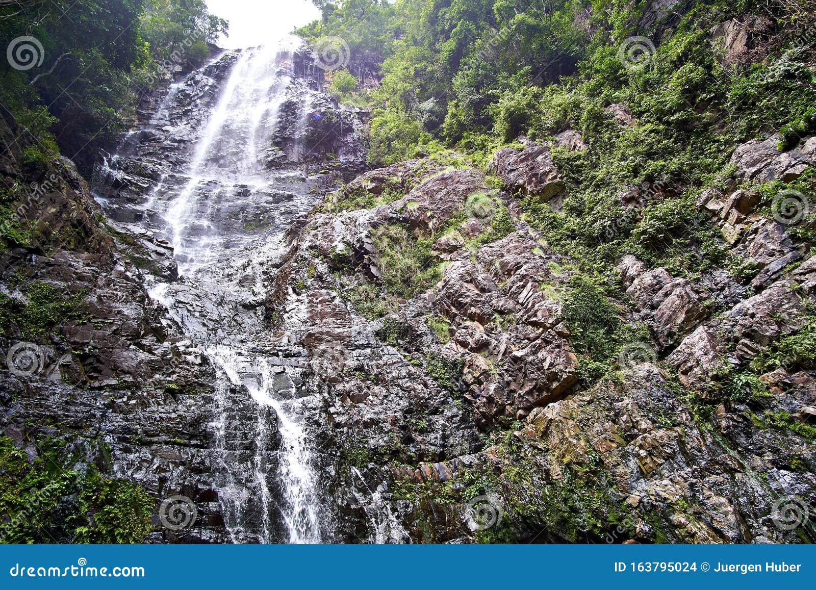 Temurun Waterfall at Langkawi, Malaysia Stock Photo - Image of forest ...
