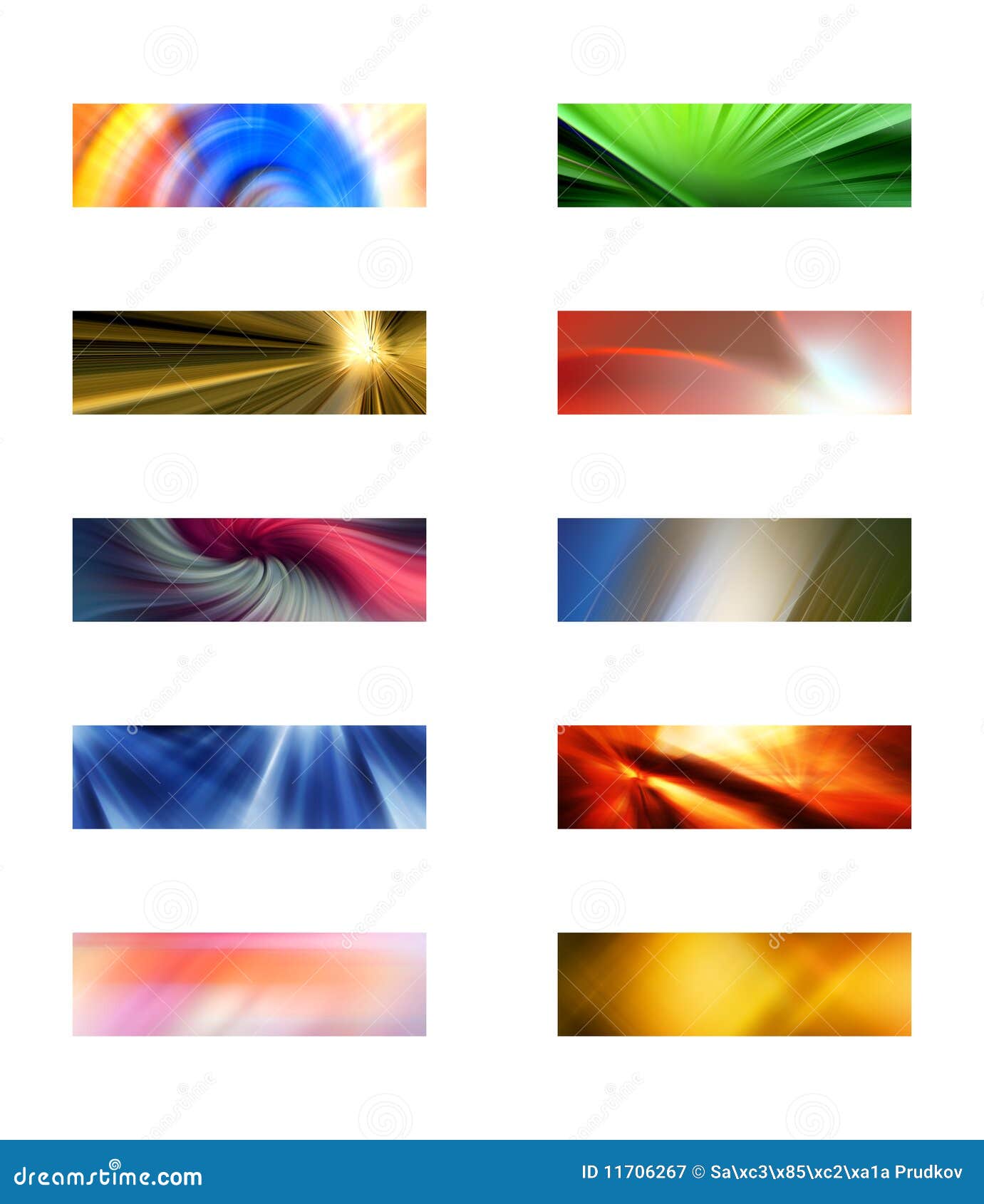 Rectangular Backgrounds For Banners With A Watercolor Texture. Vector ...