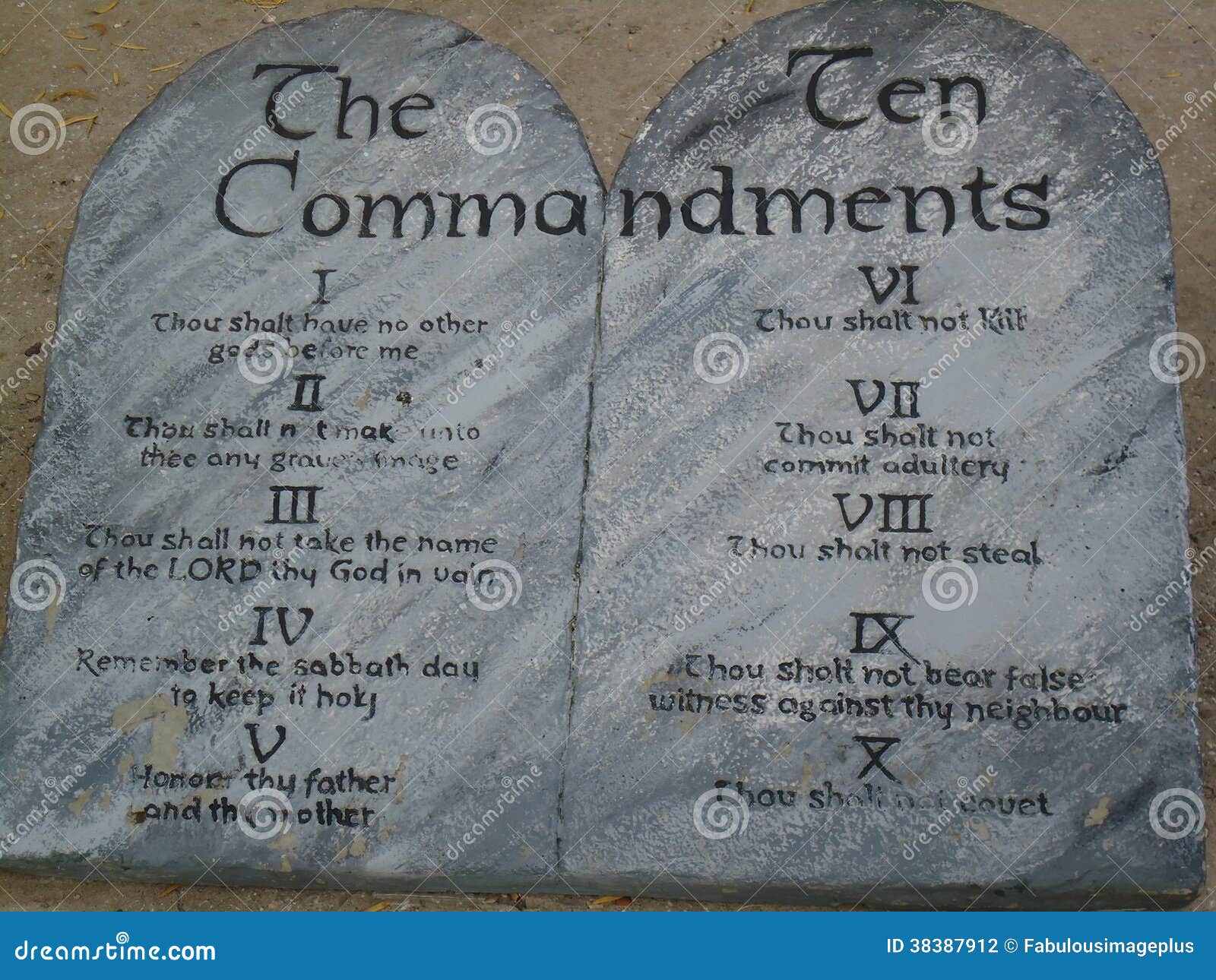 Ten Commandment stock photo. Image of torah, commandment - 38387912