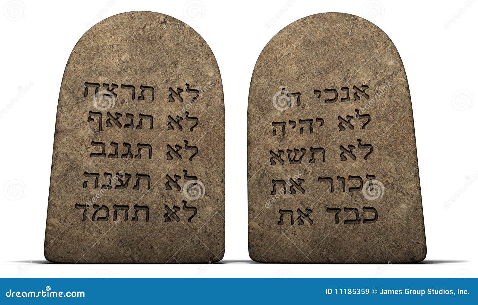 Ten Commandments stock image. Image of bible, hebrew - 11185359