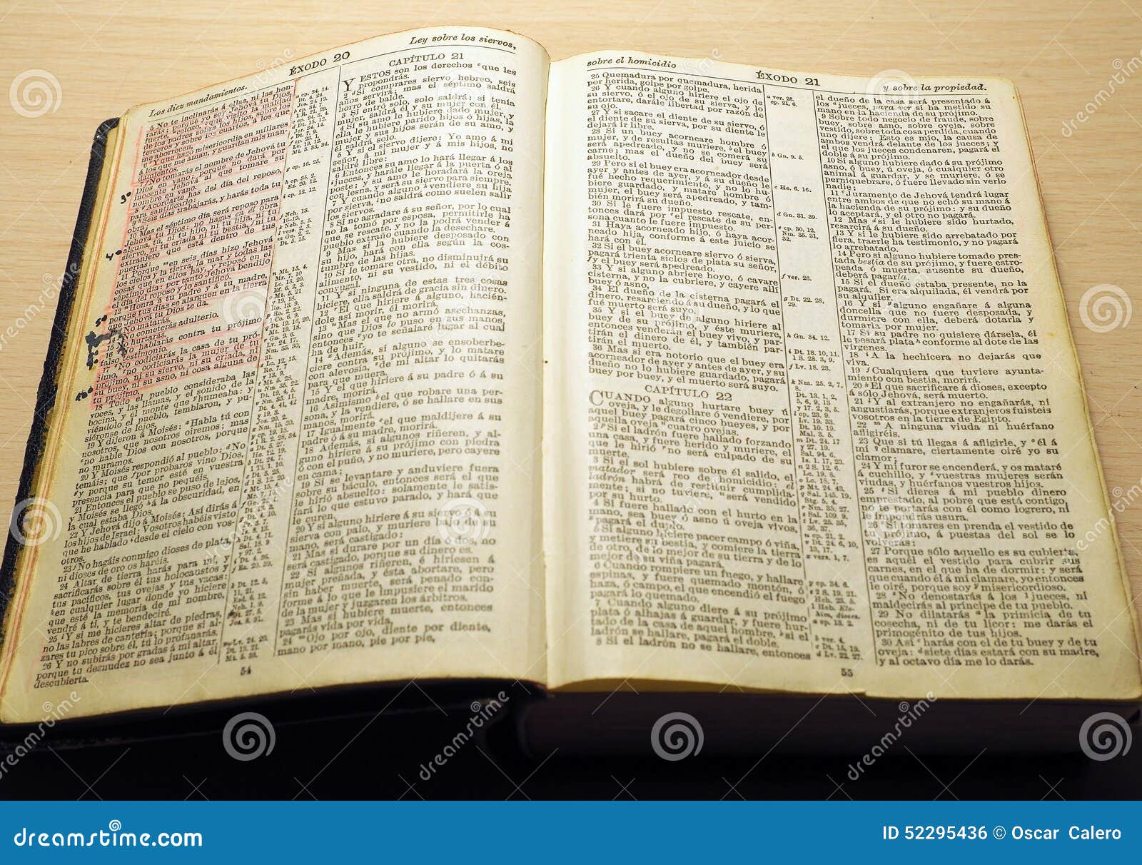 The ten Commandments stock photo. Image of spanish, commandments - 52295436