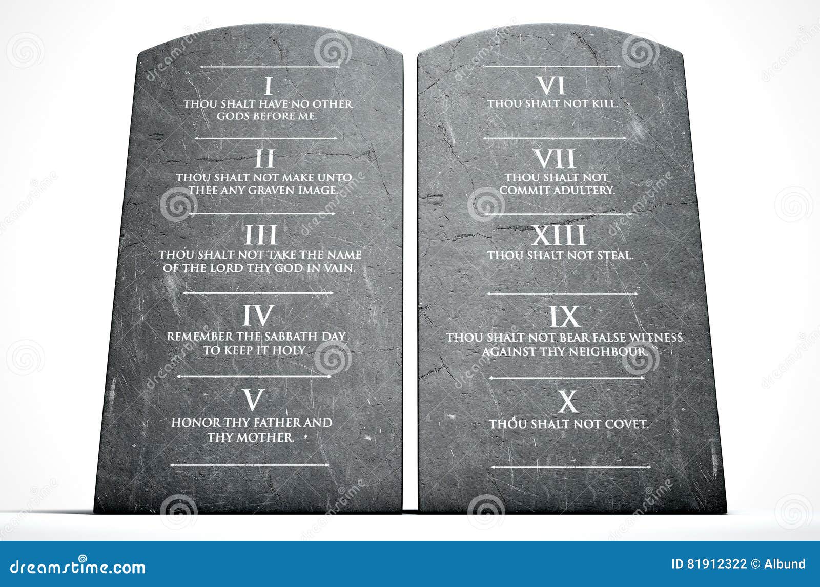 Ten Commandments stock illustration. Illustration of plaque - 81912322