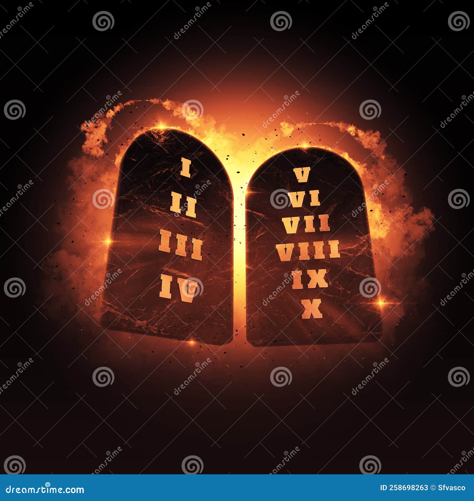 Ten Commandments Background Stock Photography | CartoonDealer.com #31597922