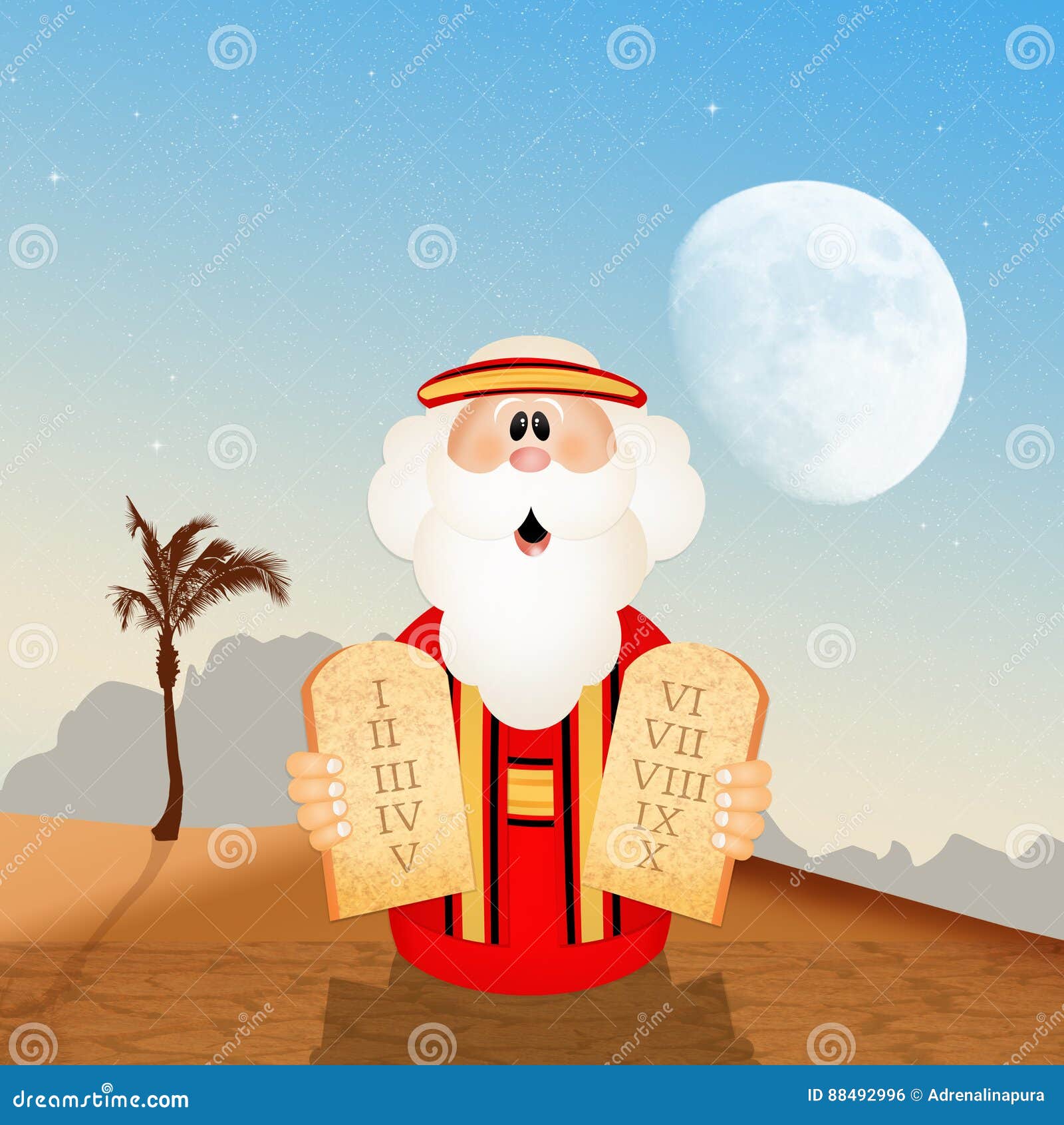 The ten commandments stock illustration. Illustration of palm - 88492996