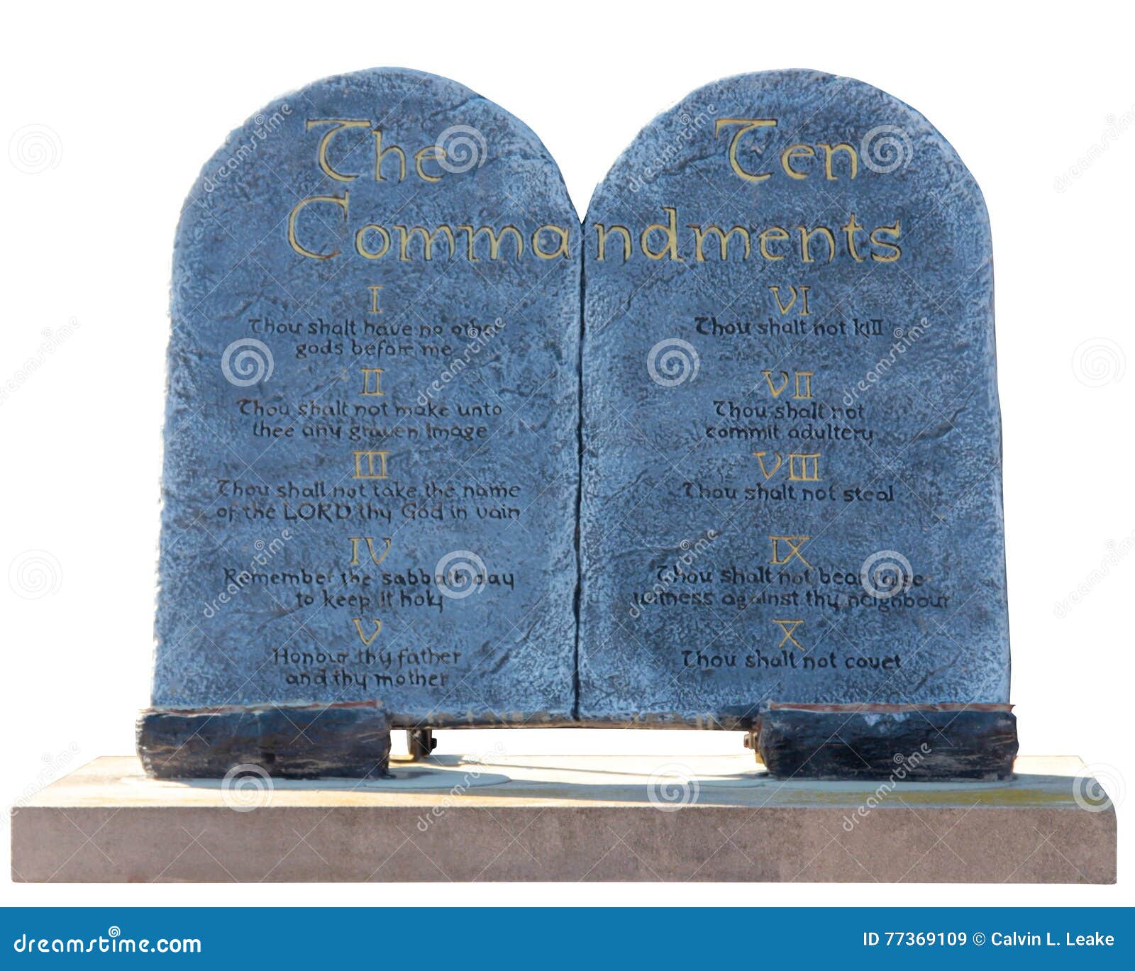 Ten Commandments stock image. Image of history, hebrew - 77369109