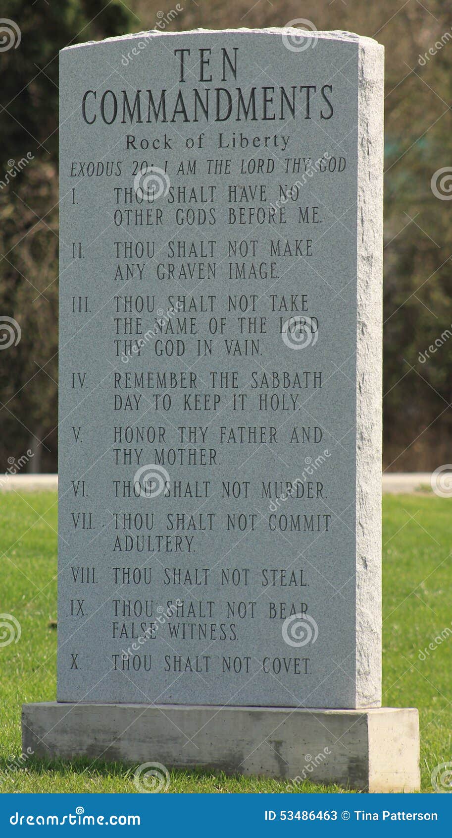 Ten Commandments stock image. Image of commandments, rockofliberty ...