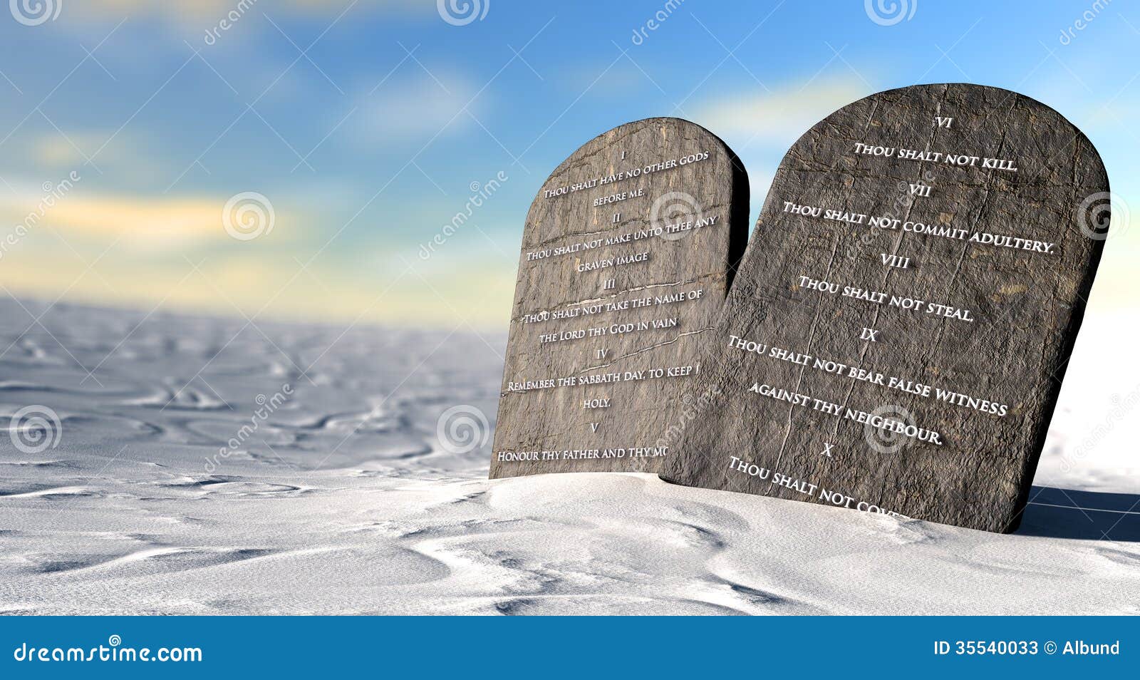 The Ten Commandments KJV Stock Photography | CartoonDealer.com #23136560