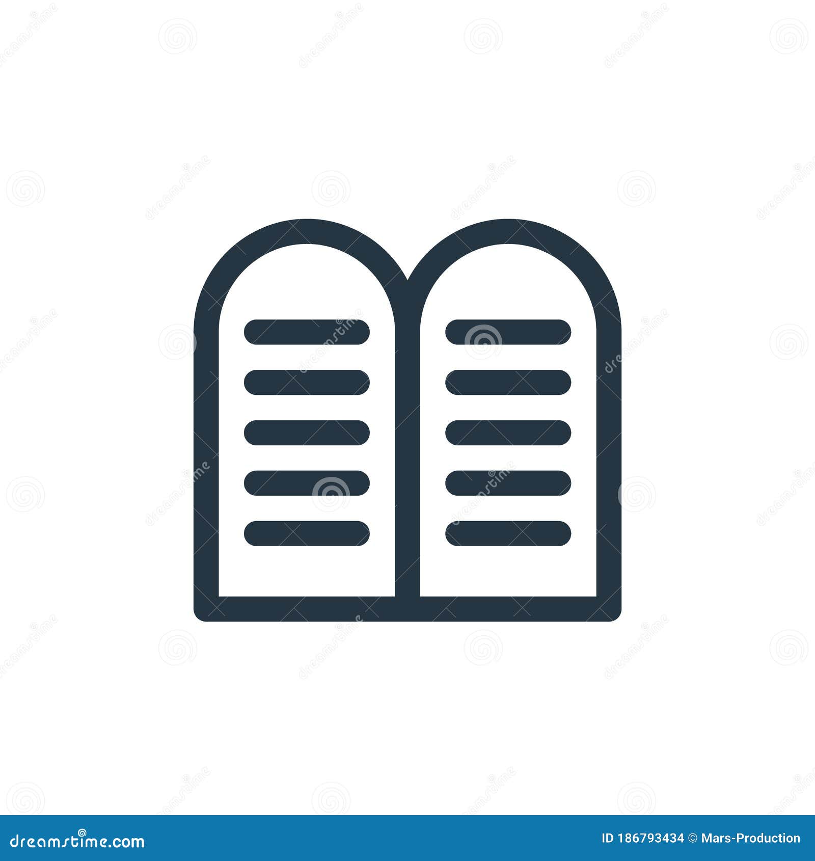 Precept Line Icons Collection. Teaching, Rule, Principle, Guideline ...