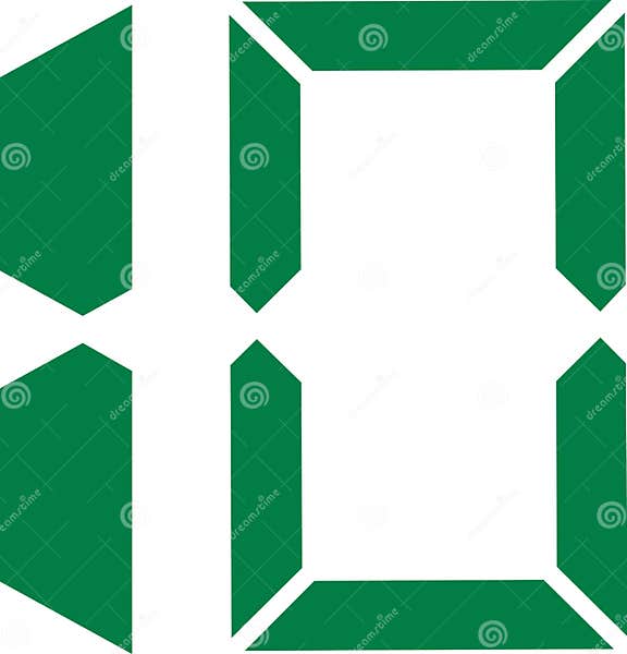 Ten digital number 10 stock vector. Illustration of pictogram - 107143524