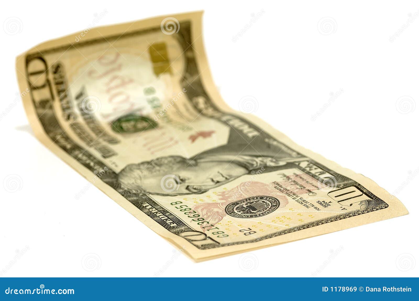 Ten Dollar Bill stock image. Image of note, reserve, currency - 1178969