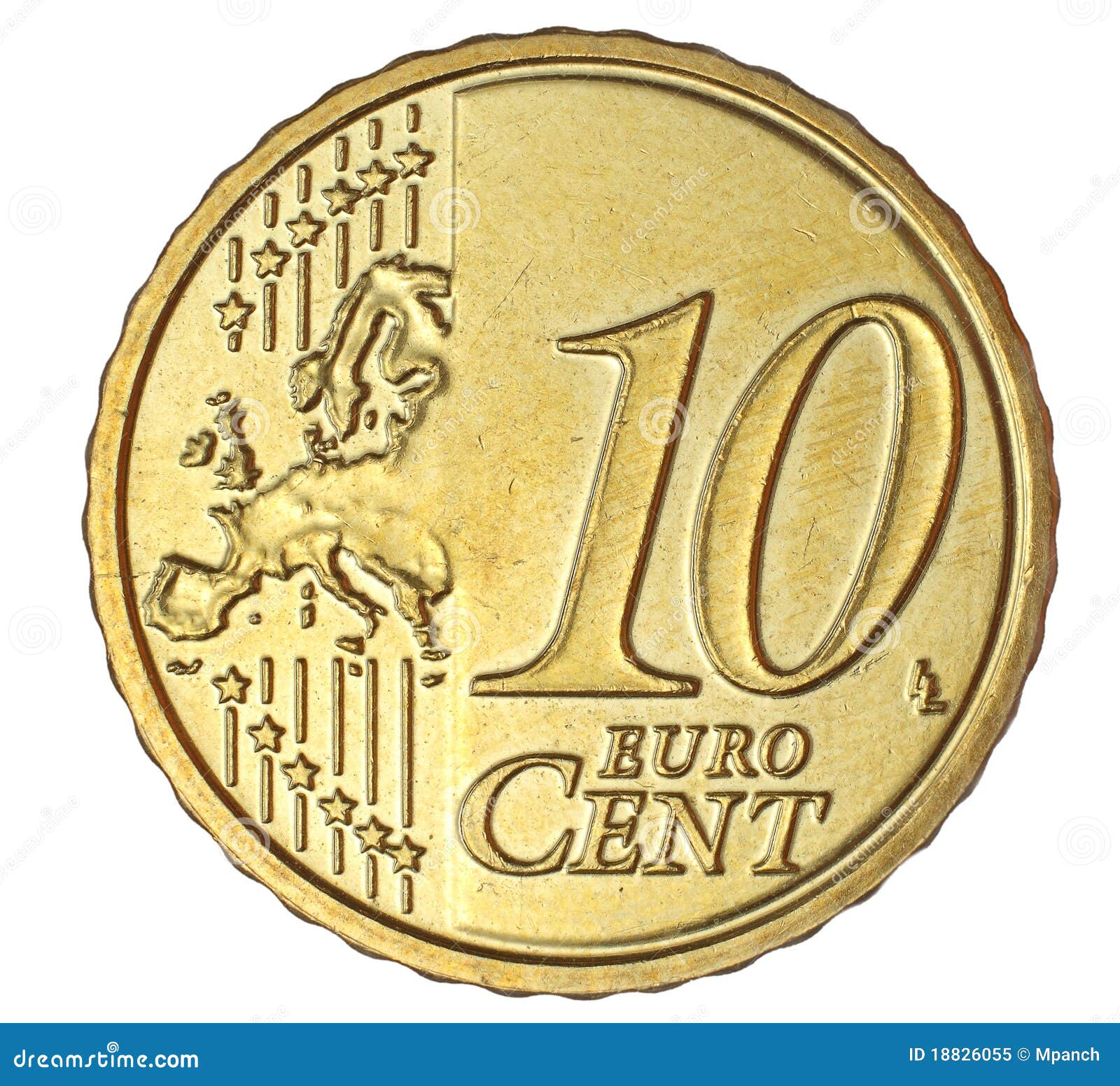 Ten euro cent stock image. Image of background, bank - 18826055