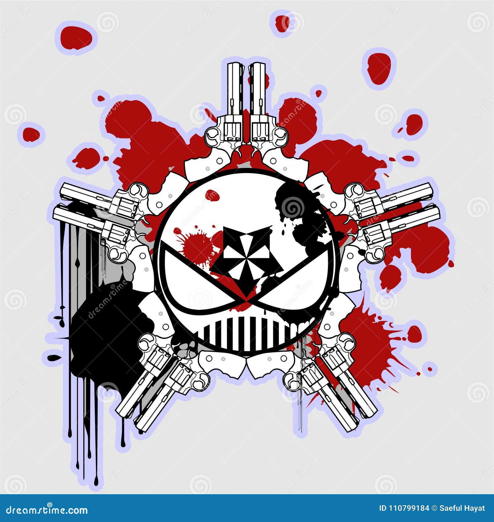 Angry Skull. Monster, Dead, Zombie, Halloween, Devil Symbol. Cartoon ...