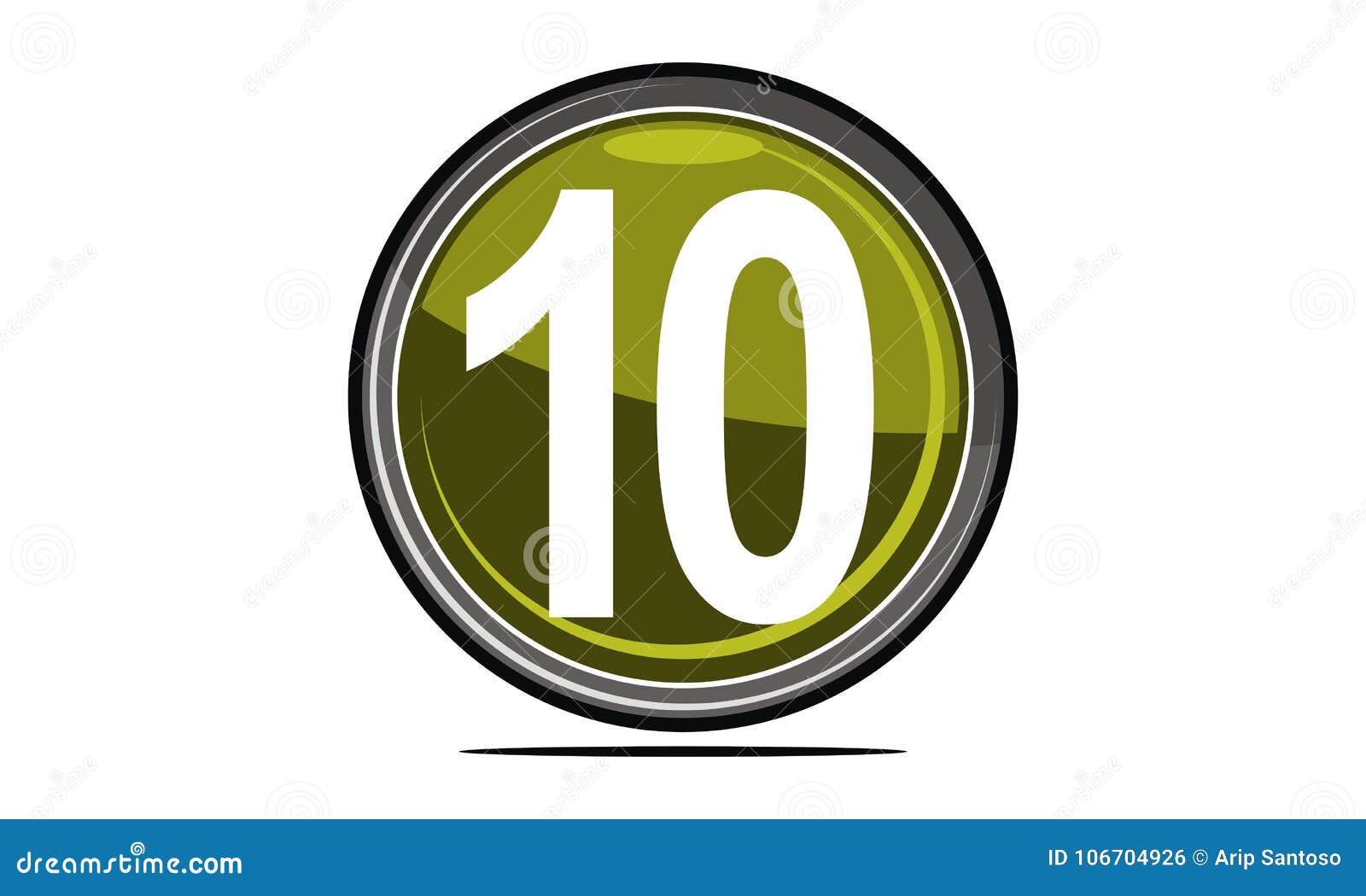 Ten Logo Design Template Vector Stock Vector - Illustration of abstract ...