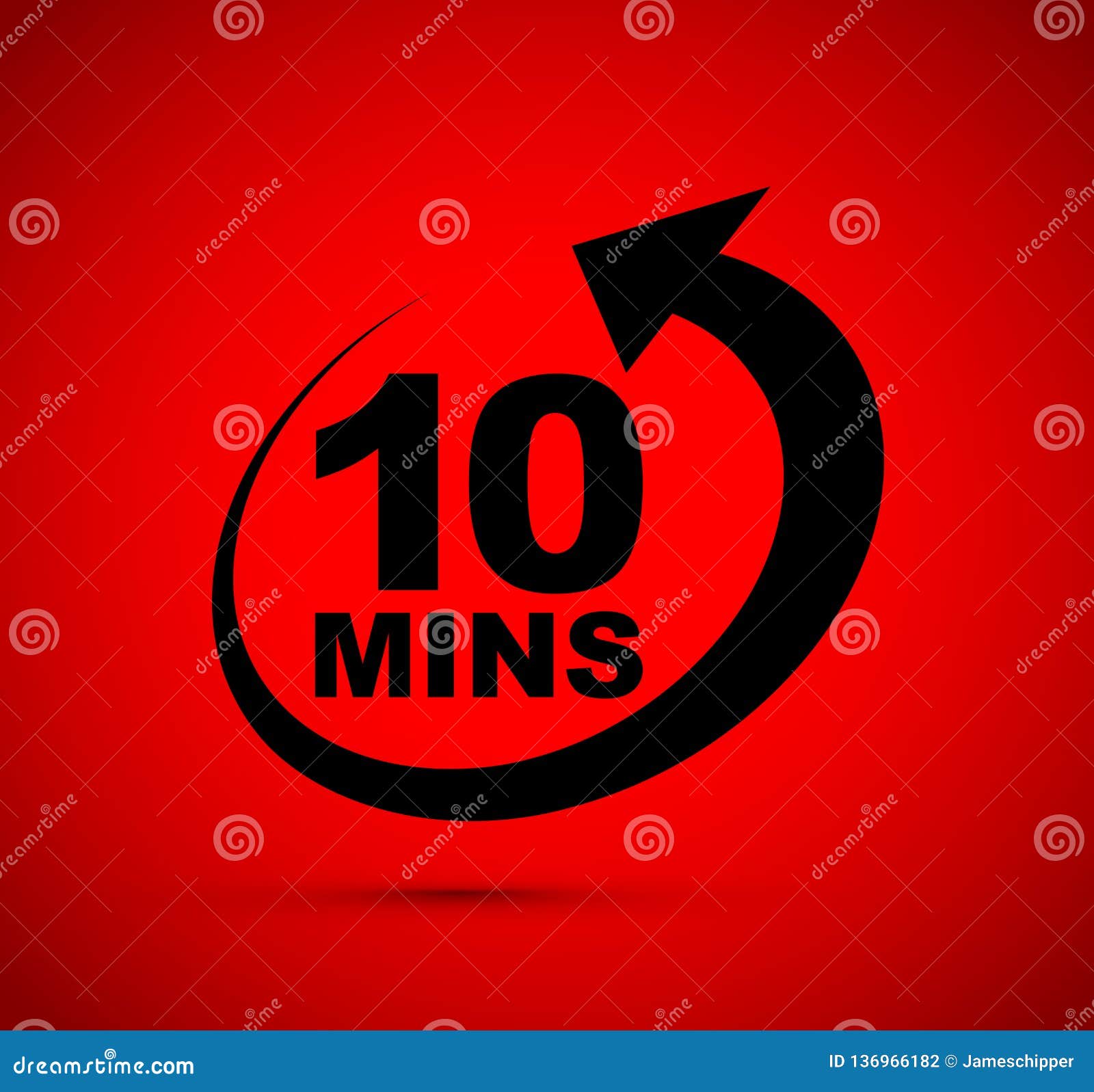 The 33 Minutes Icon Isolated On White Background, Clock And Watch ...