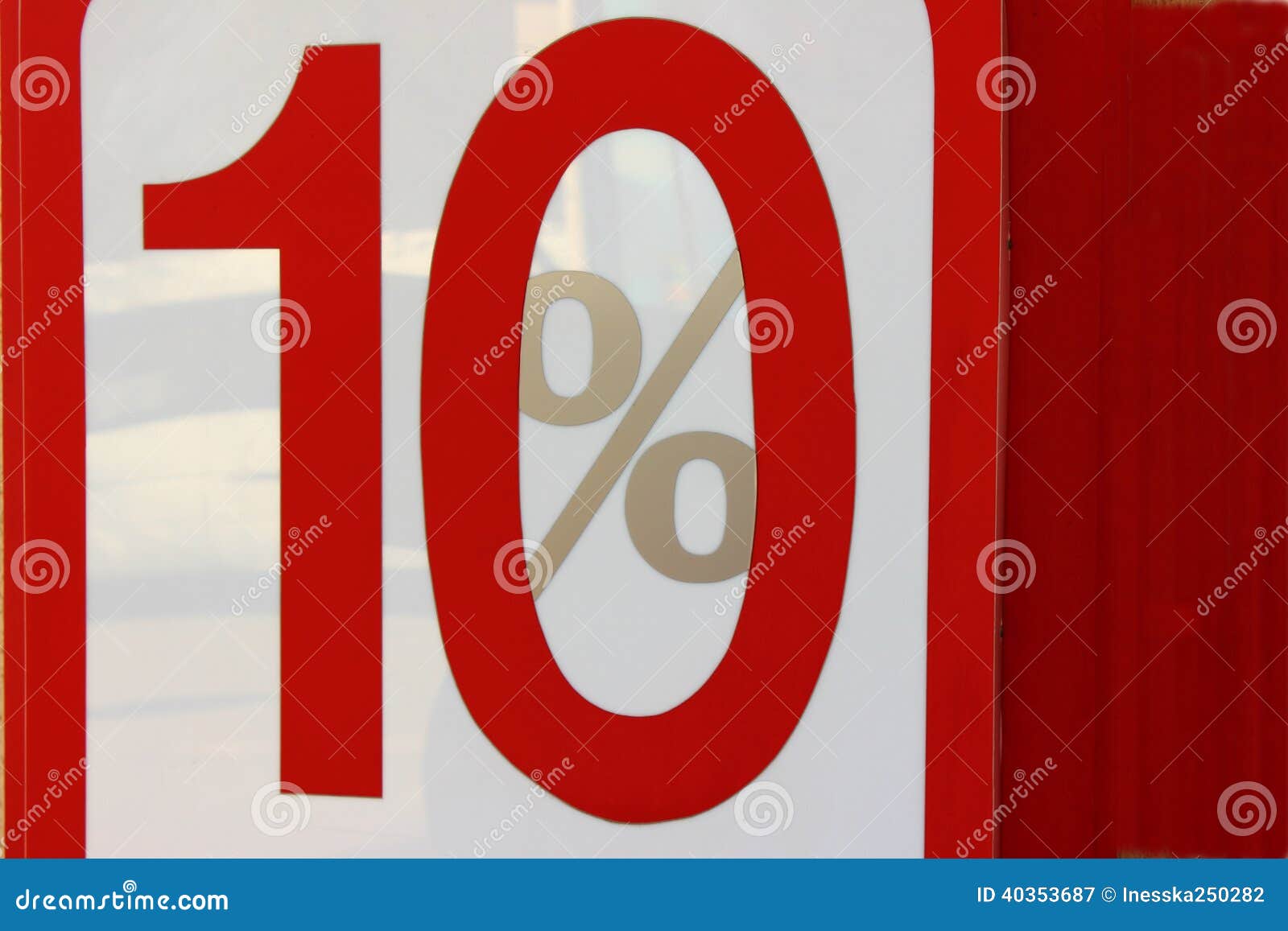 Ten percent stock image. Image of discount, objects, financial - 40353687