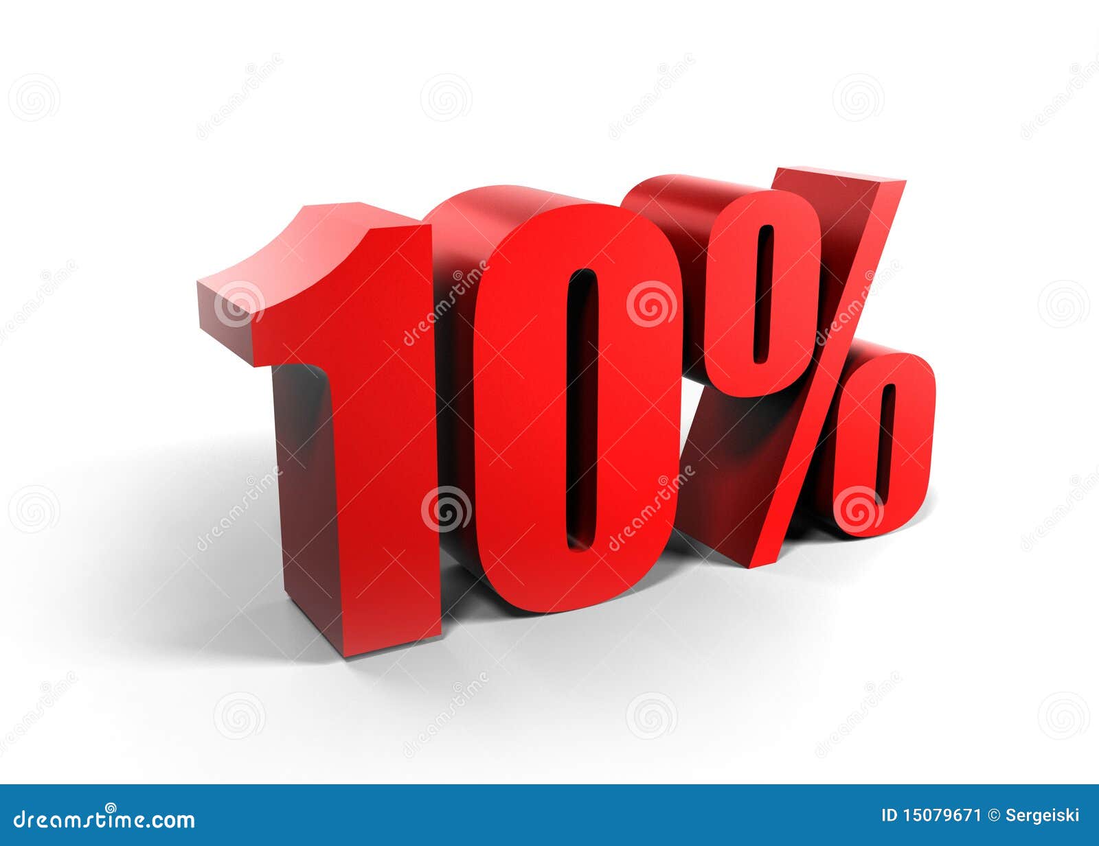Ten percents 10 stock illustration. Illustration of figure - 15079671