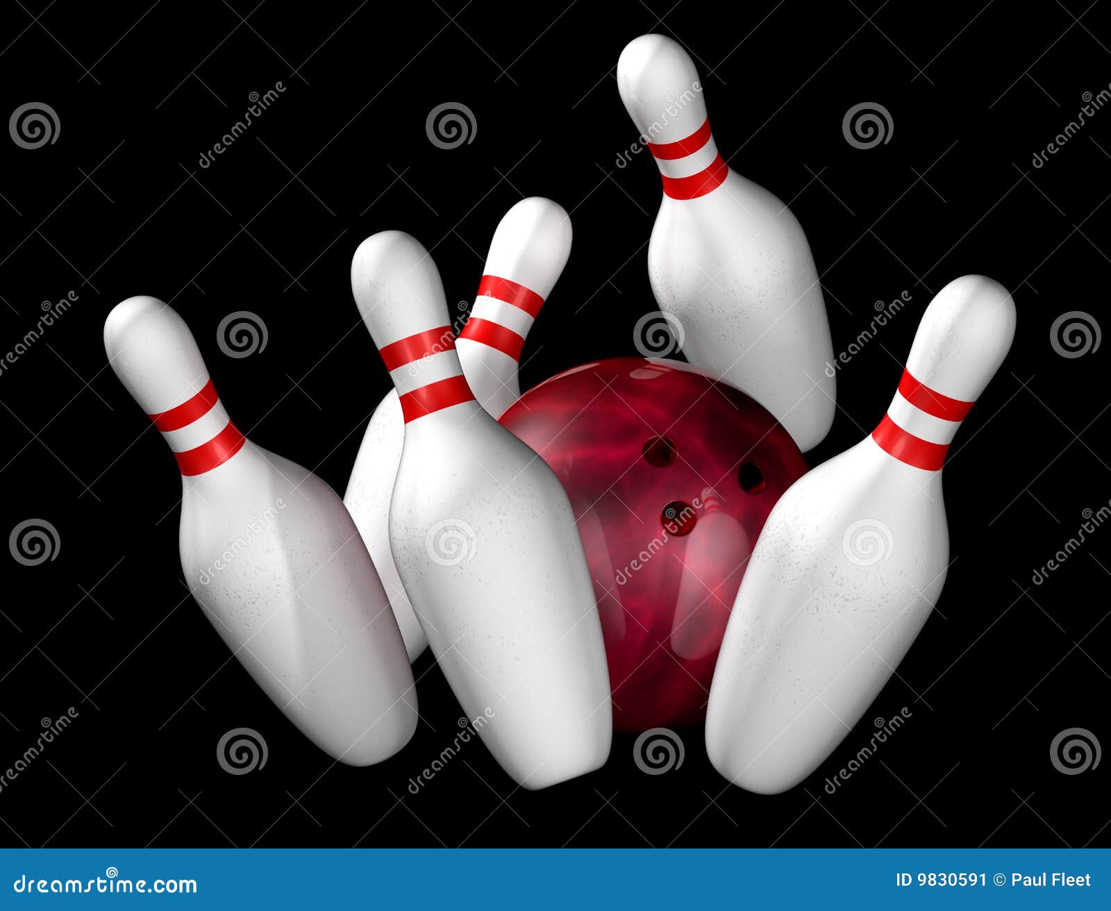 Ten pin bowling stock illustration. Illustration of pins - 9830591
