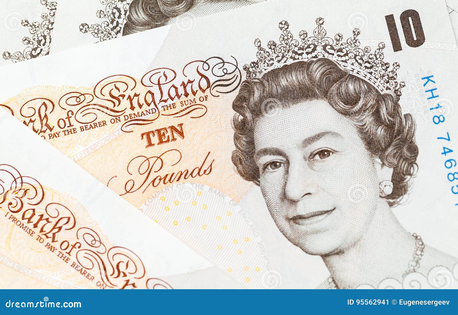 Ten Pound Notes of the Bank of England Editorial Photo - Image of ...