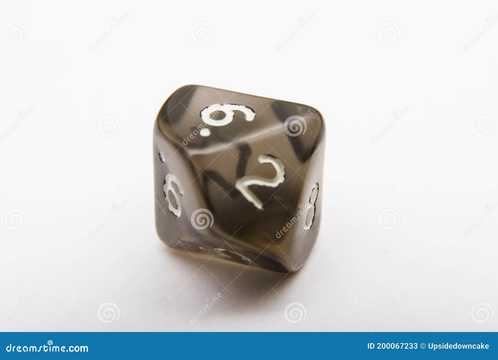 Ten sided dice stock image. Image of luck, number, casino - 200067233