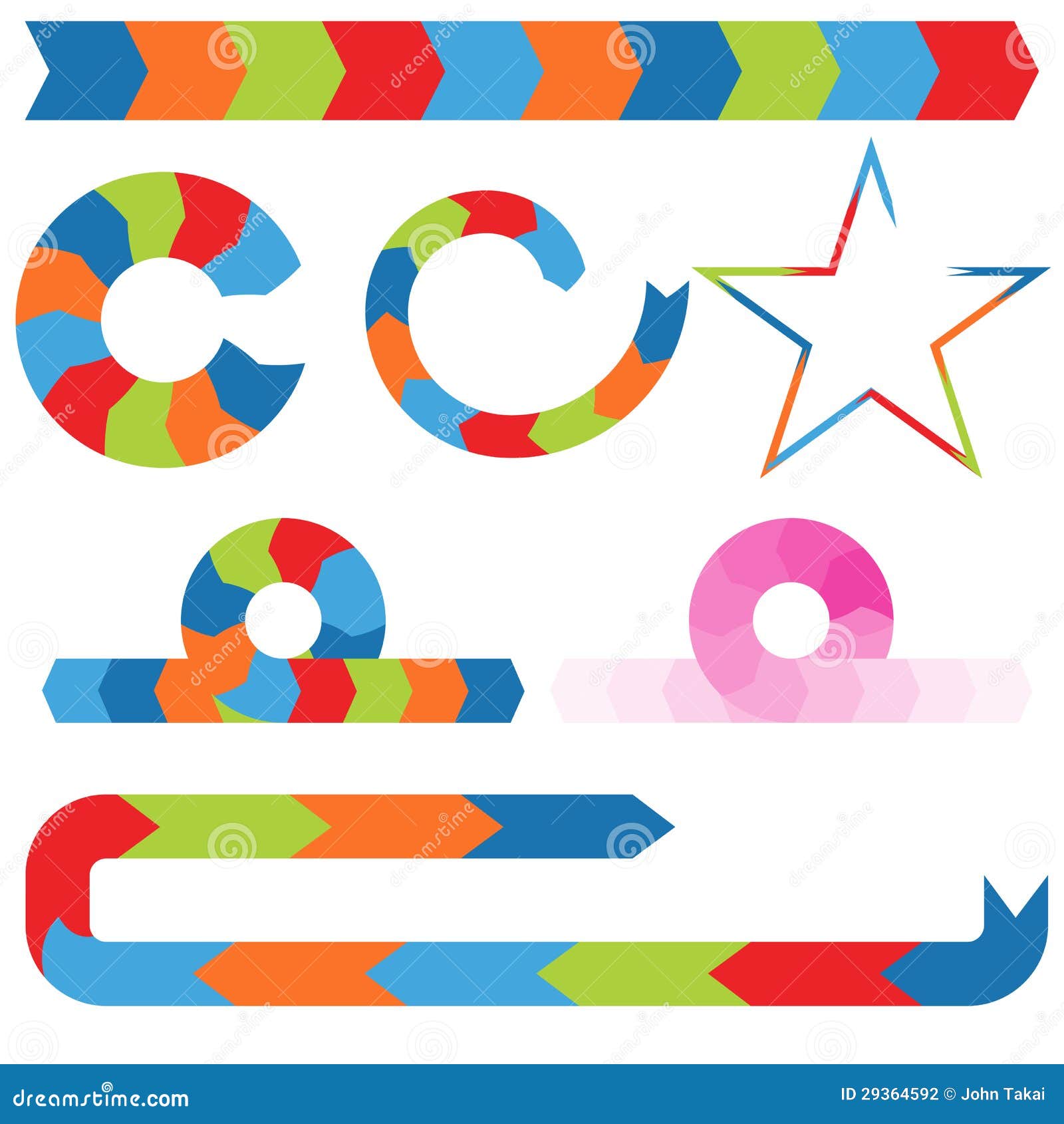 Ten Step Arrow Chart stock vector. Illustration of chevron - 29364592