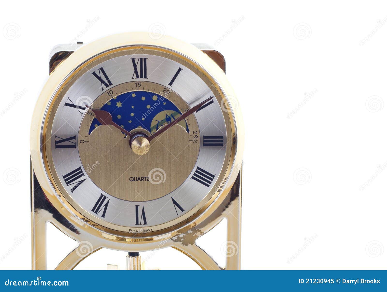 Ten after Two on Anniversary Clock Stock Image - Image of concept ...