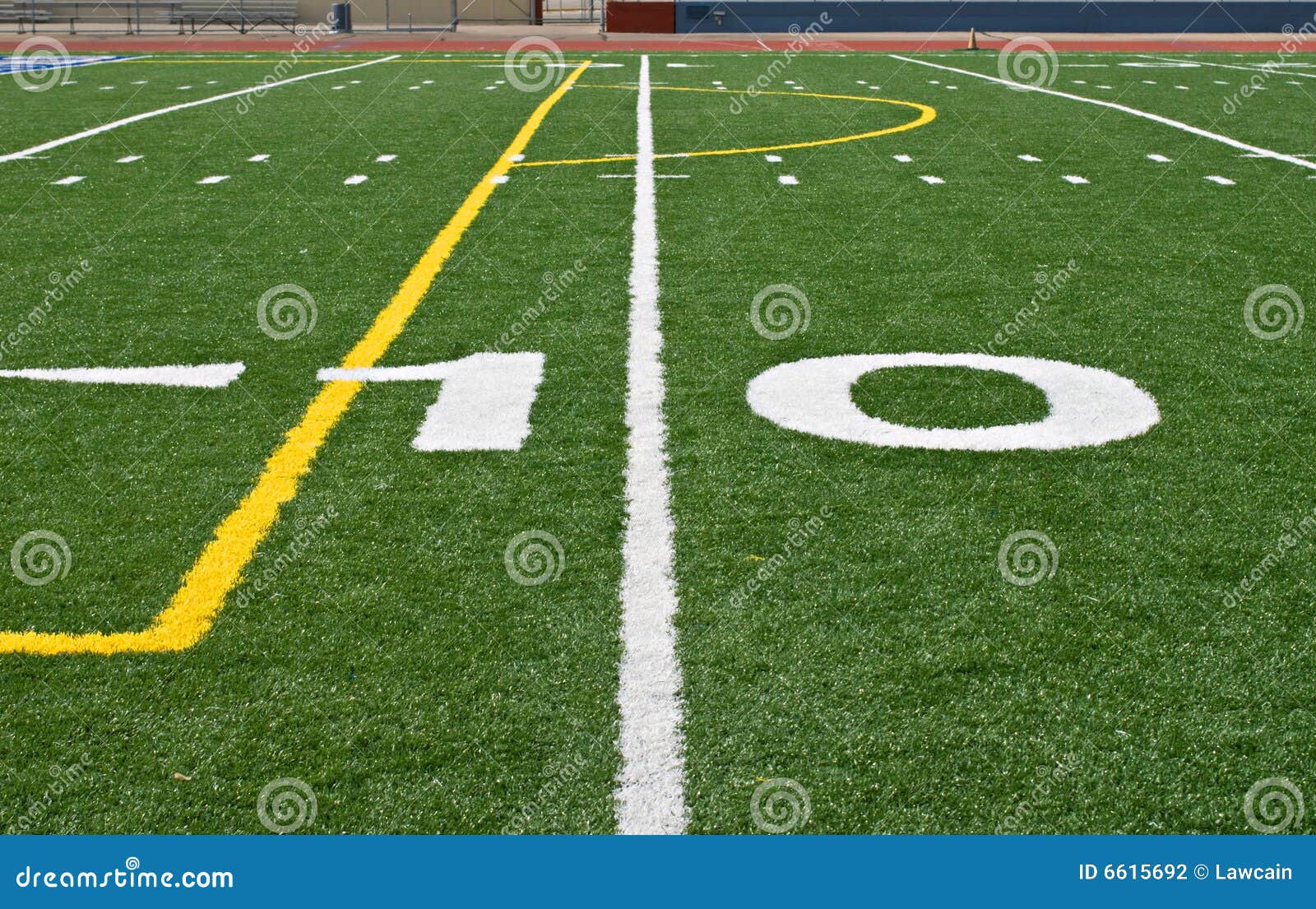 Ten Yard Line stock photo. Image of fields, athletics - 6615692