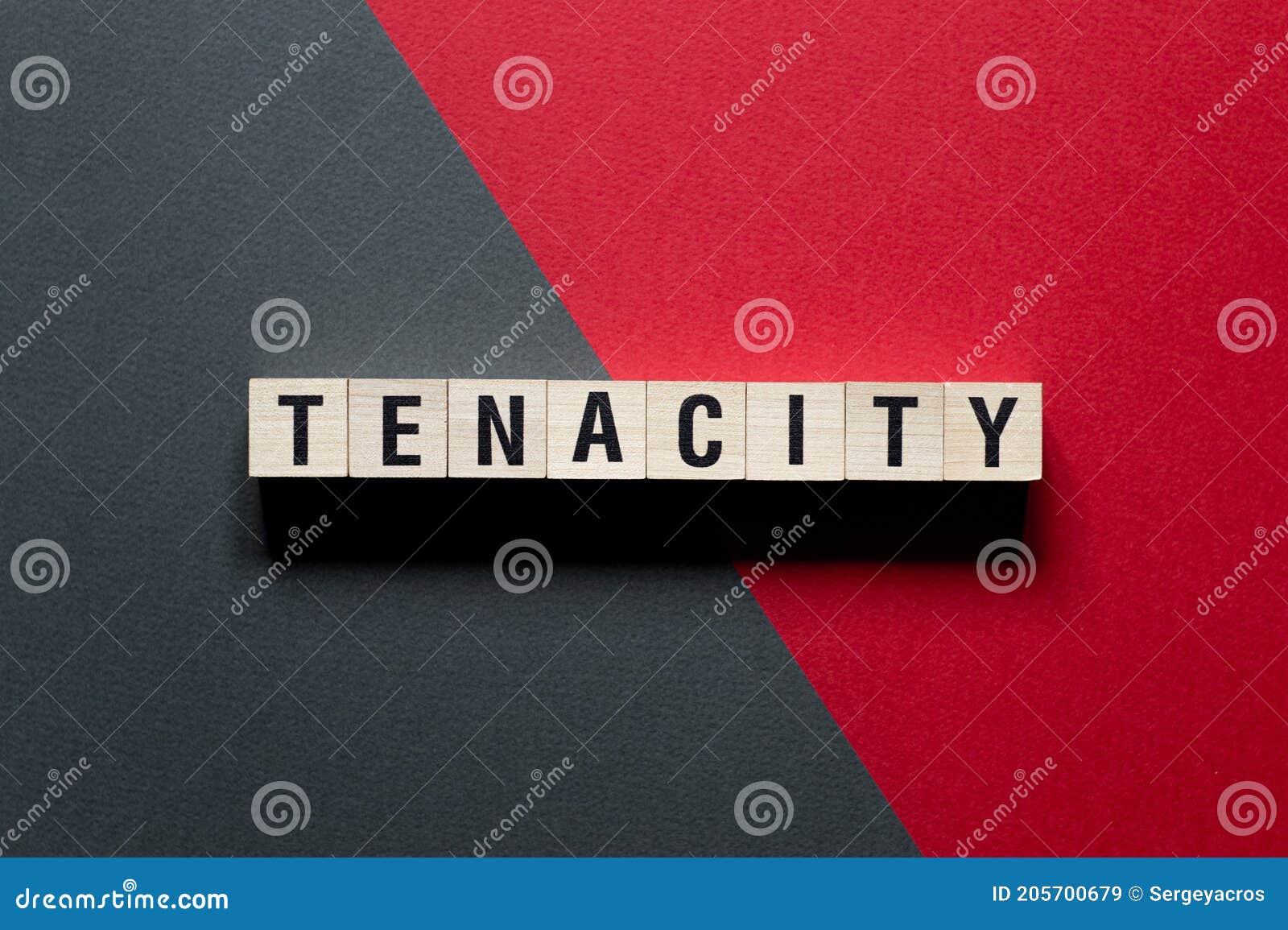 Tenacity Word Concept on Cubes Stock Image - Image of daring, gallantry ...