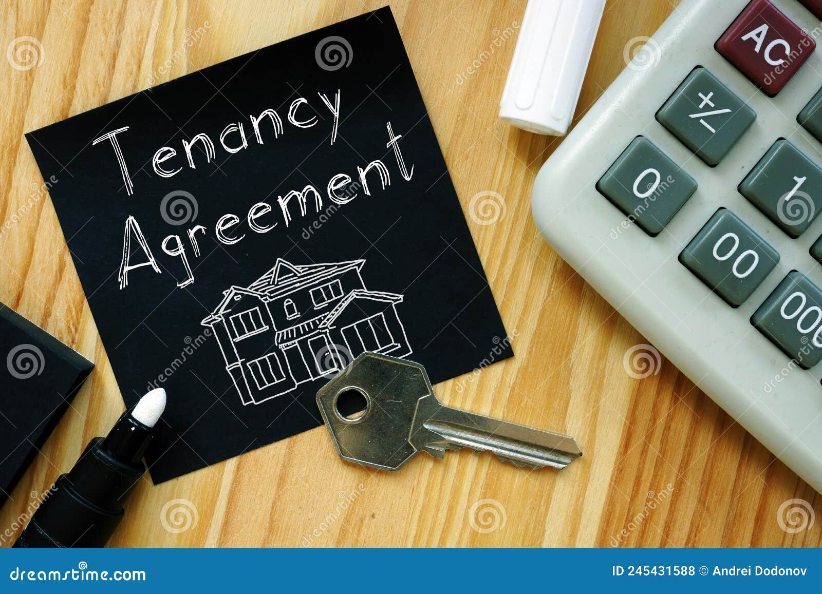 Tenancy Agreement is Shown on the Photo Using the Text Stock Photo ...