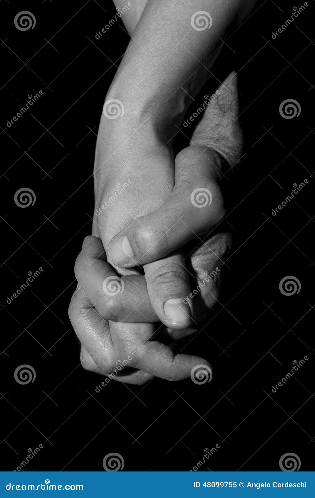 Tenant Deux Mains Ensemble Union Et Concept D'amour Photo stock - Image ...