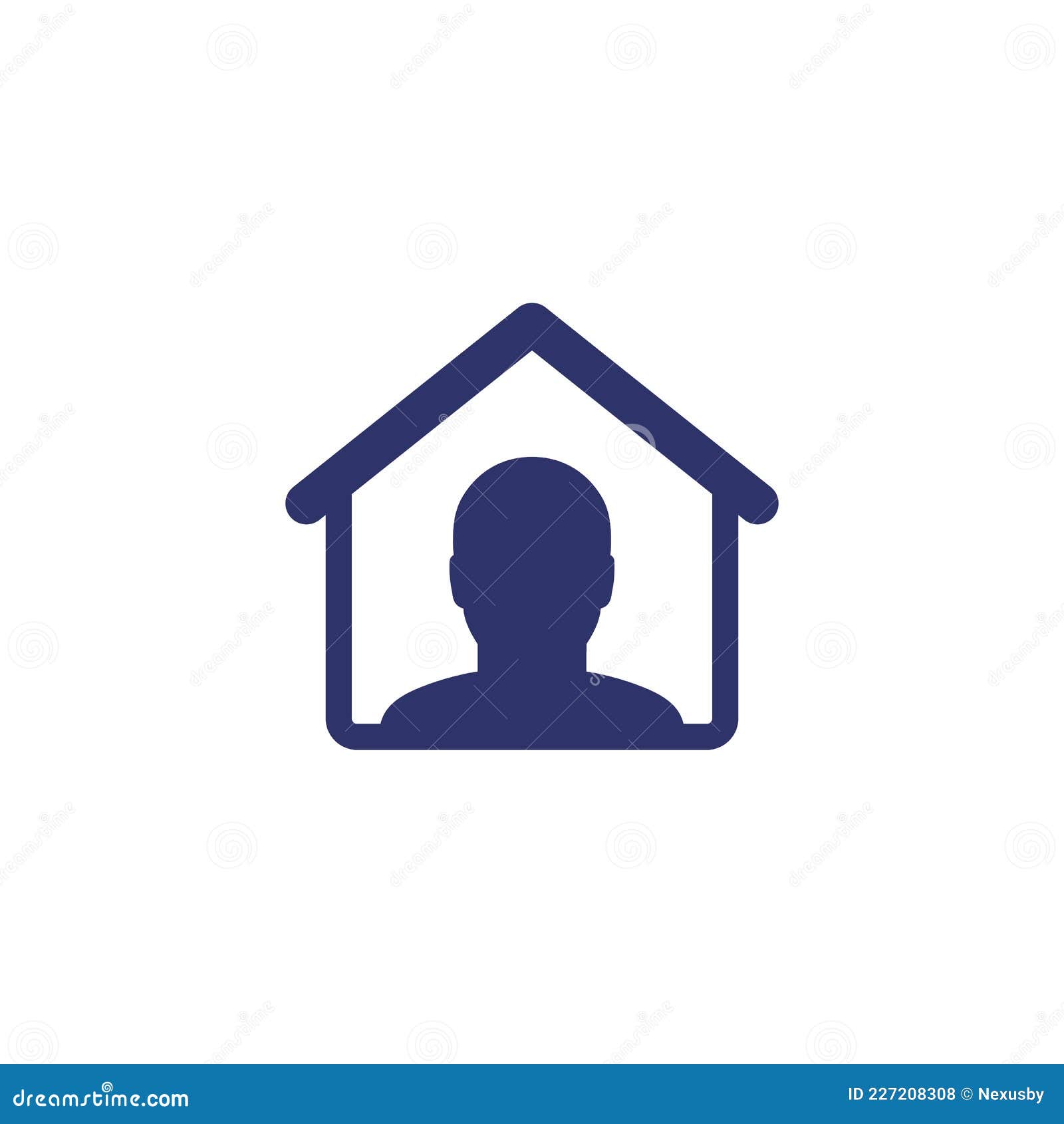 Tenant, House Resident Icon, Vector Stock Vector - Illustration of ...