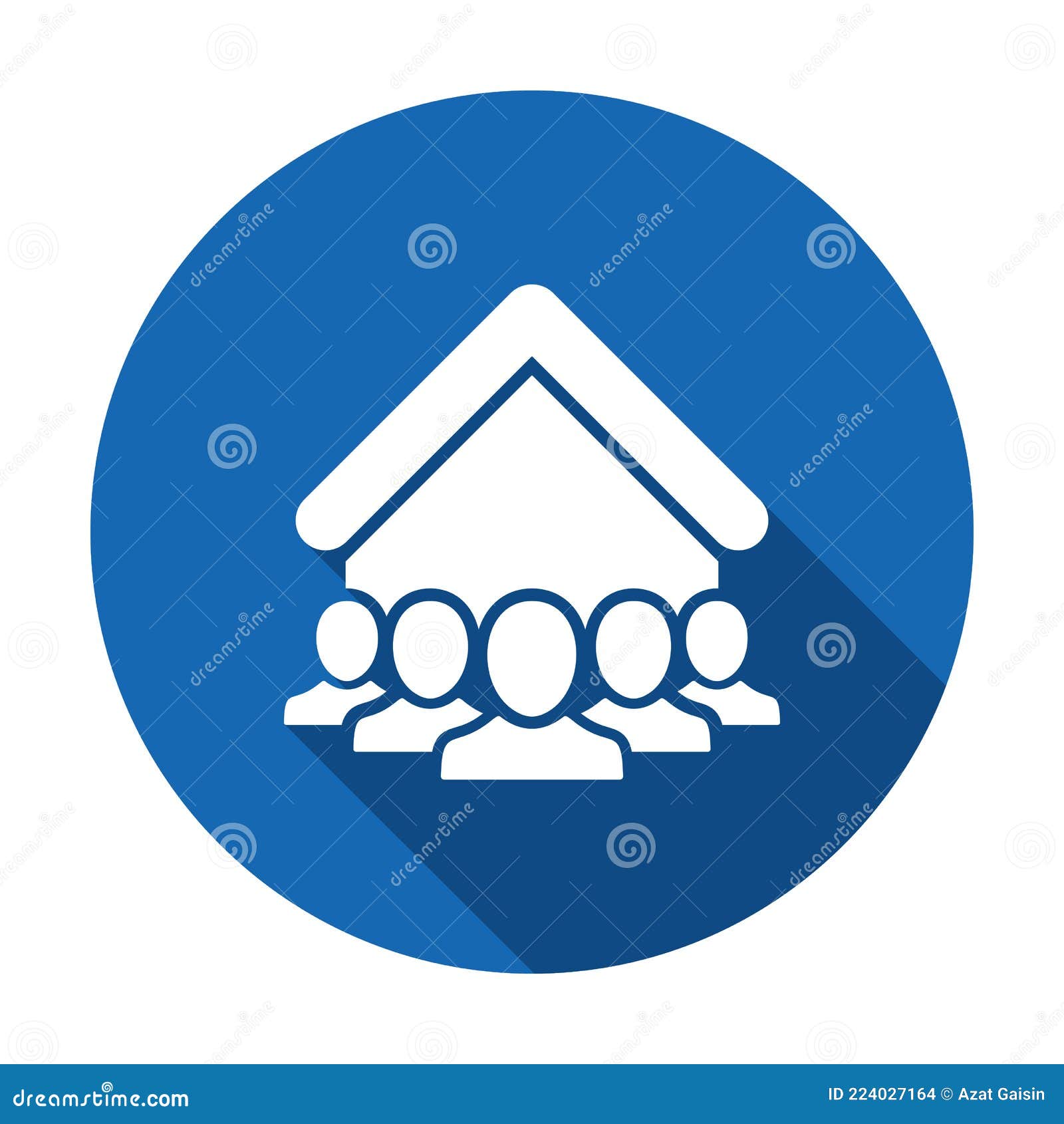 Tenant Icon. Simple Thin Line, Outline Vector Of Real Estate Icons For ...