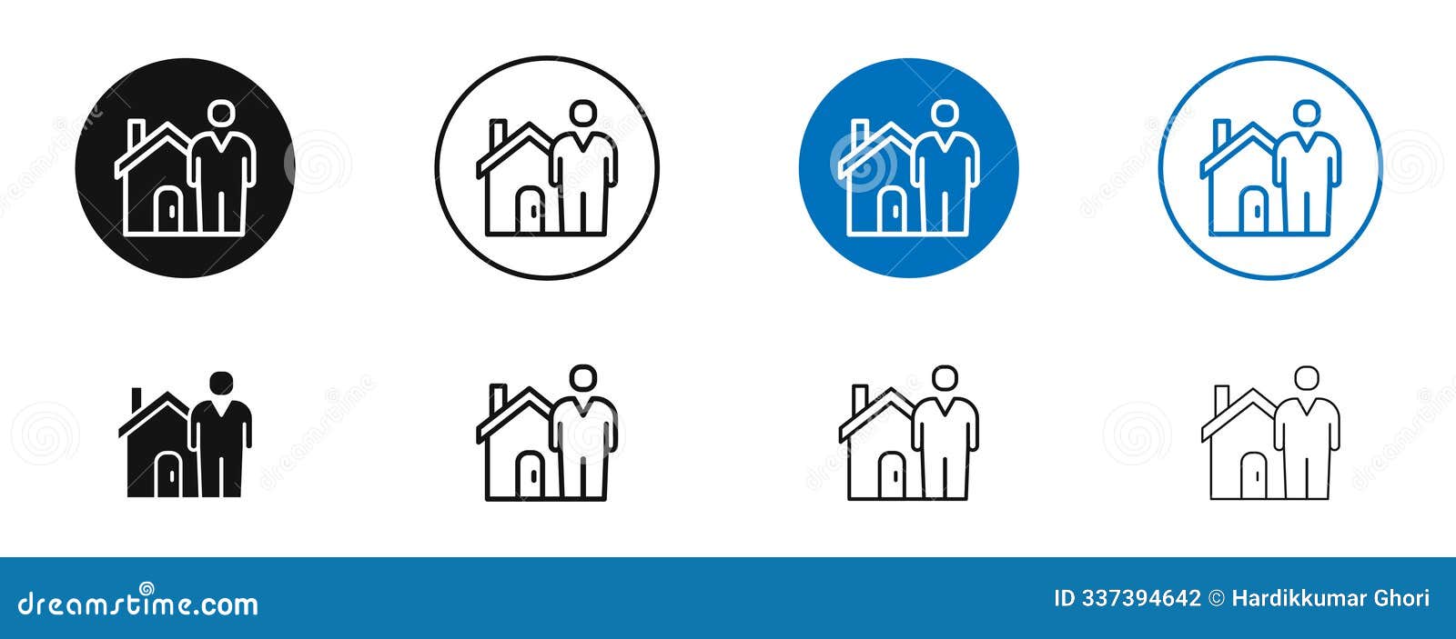 Tenant Icon Vector Sign And Symbol Isolated On White Background ...