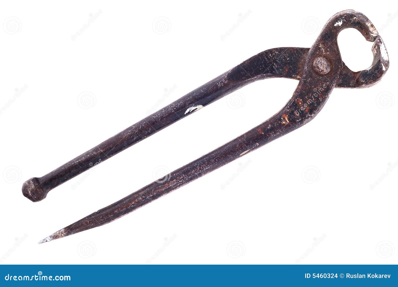 Tenazas grandes. foto de archivo. Imagen de metal, viejo - 5460324