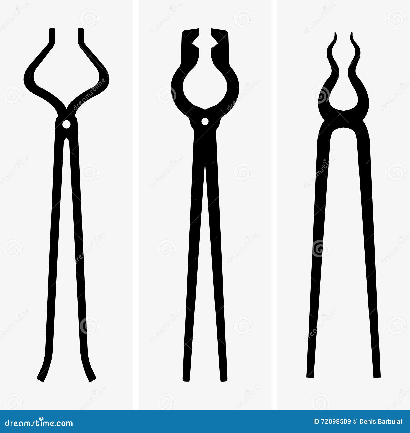 Tenazes De Brasa Da Maxila Do Lobo Ilustração do Vetor - Ilustração de ...