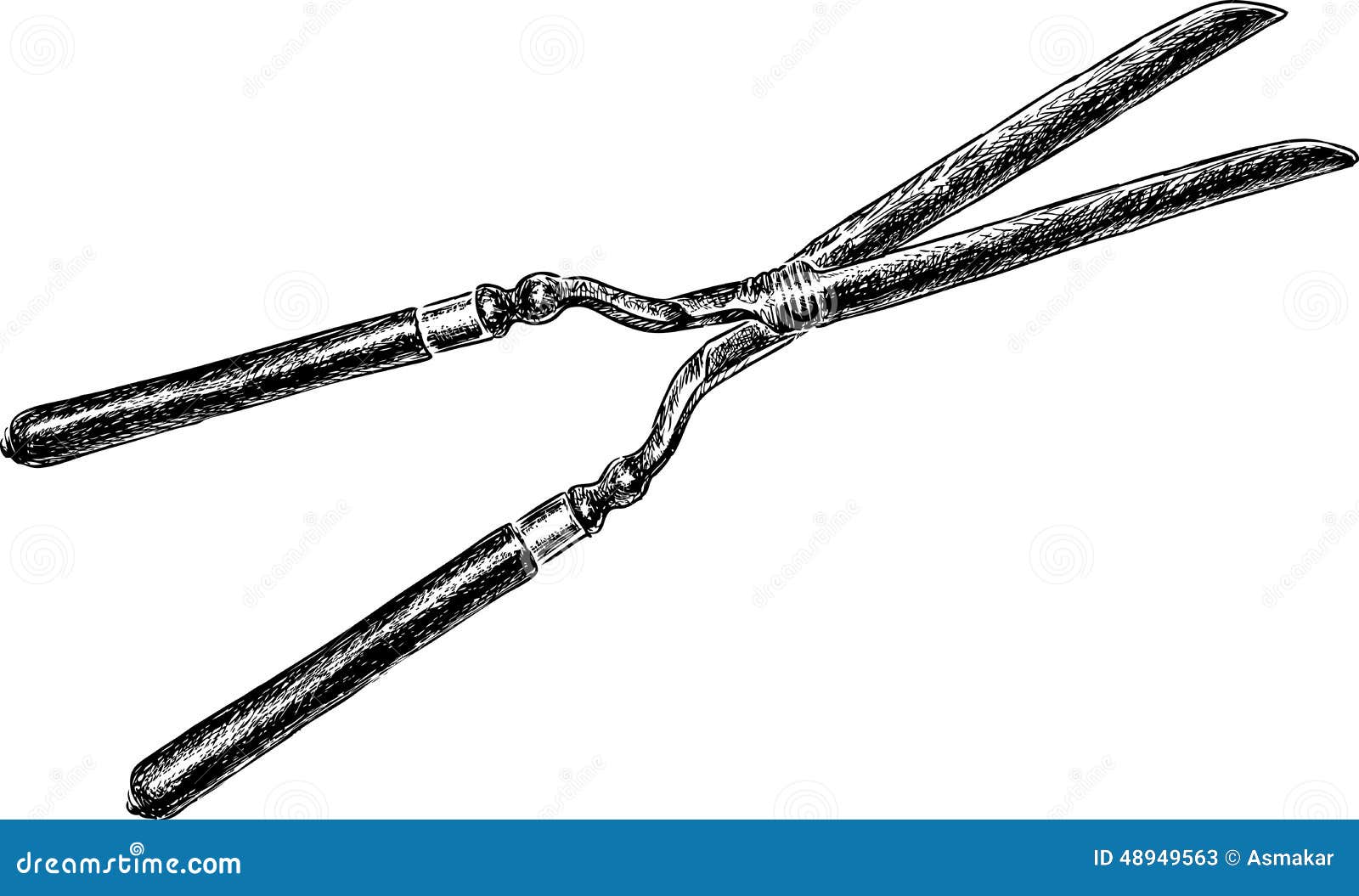 Tenazes De Brasa De Ondulação Ilustração do Vetor - Ilustração de ...