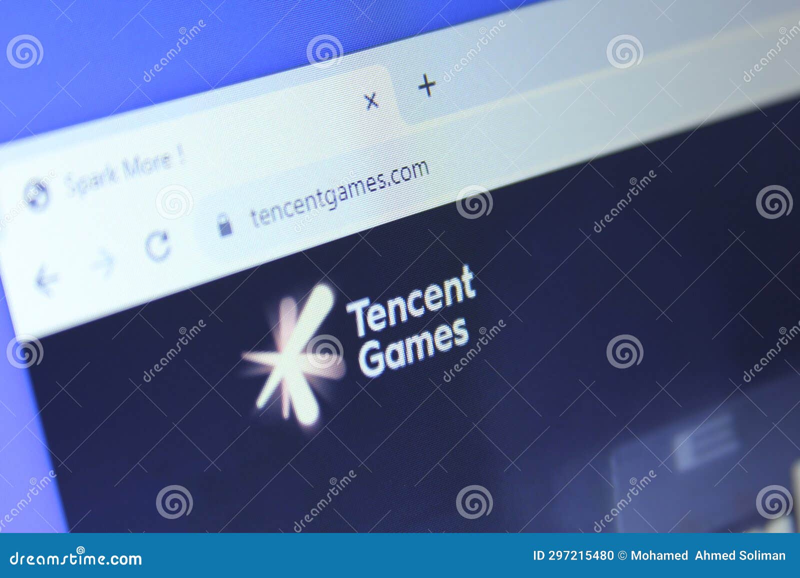 Tencent Games website logo editorial image. Image of communication ...