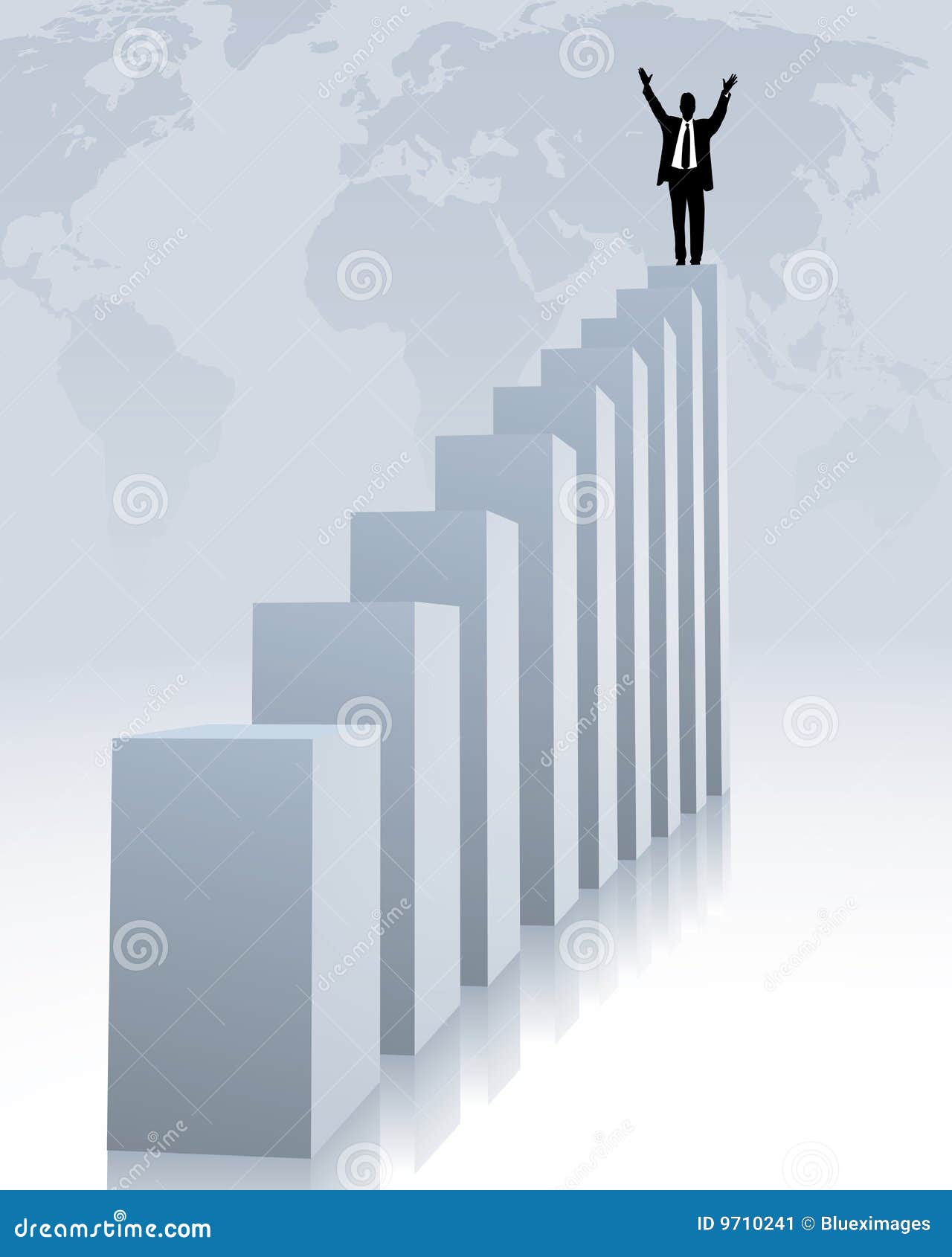 Tendencia al alza ilustración del vector. Ilustración de externo - 9710241