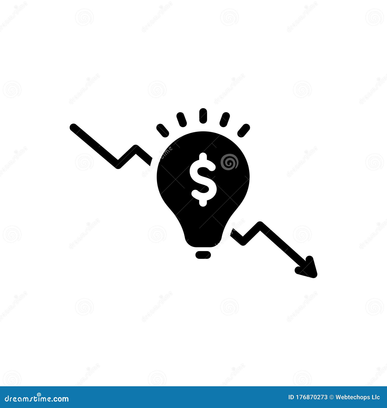 Black Solid Icon for Tendency, Propensity and Inclination Stock Vector ...