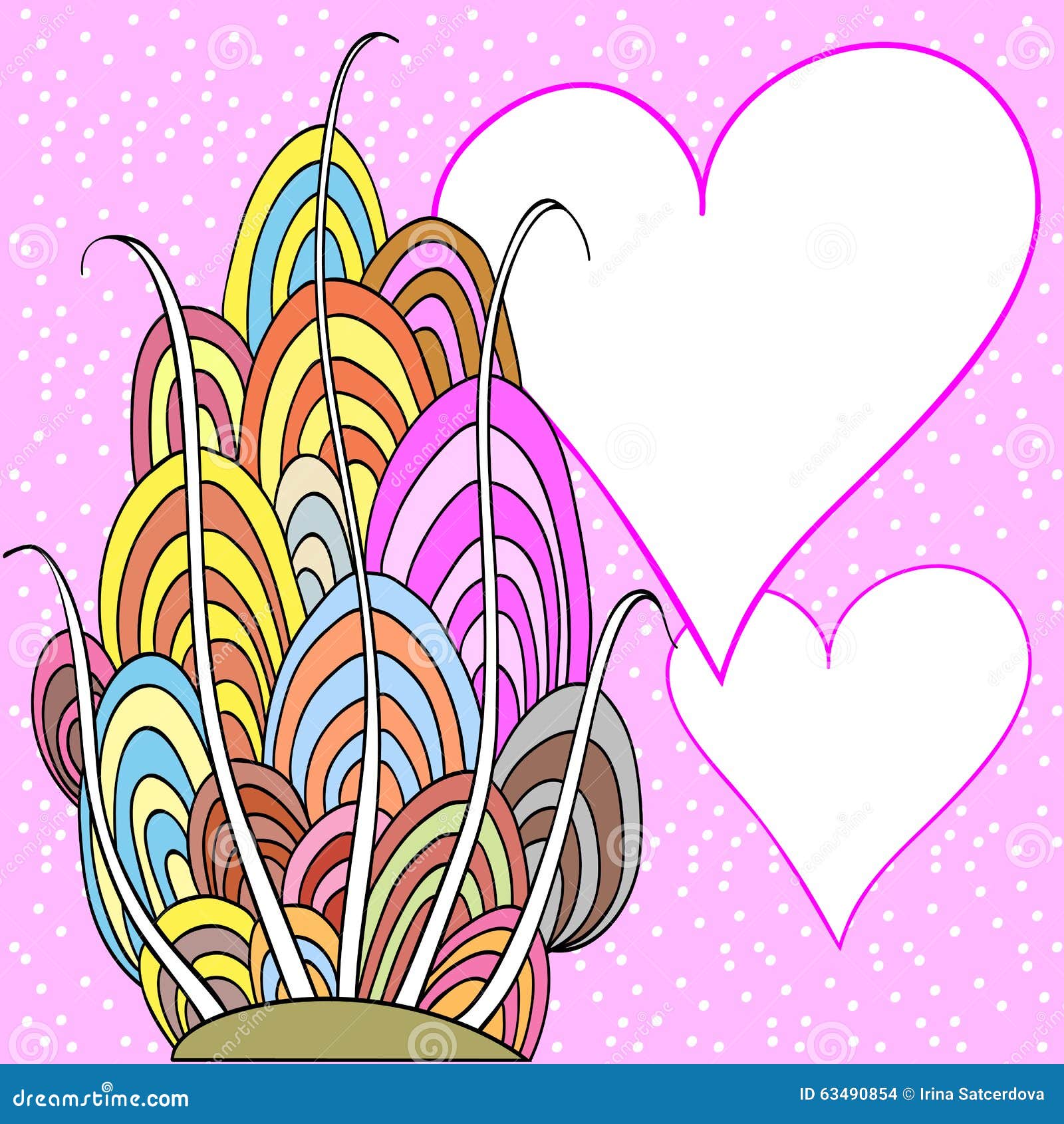 Tender Background with Abstract Designs Stock Vector - Illustration of ...