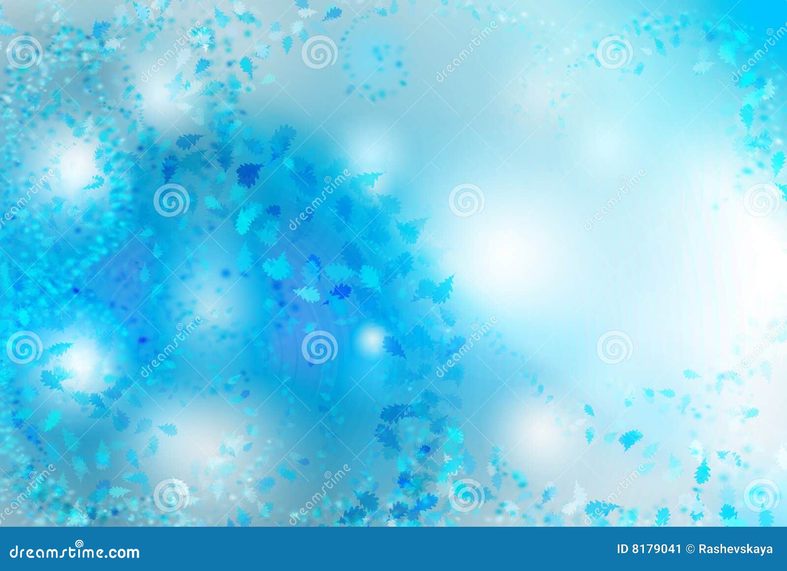 Tender Background with the Leaves of Oak Stock Illustration ...