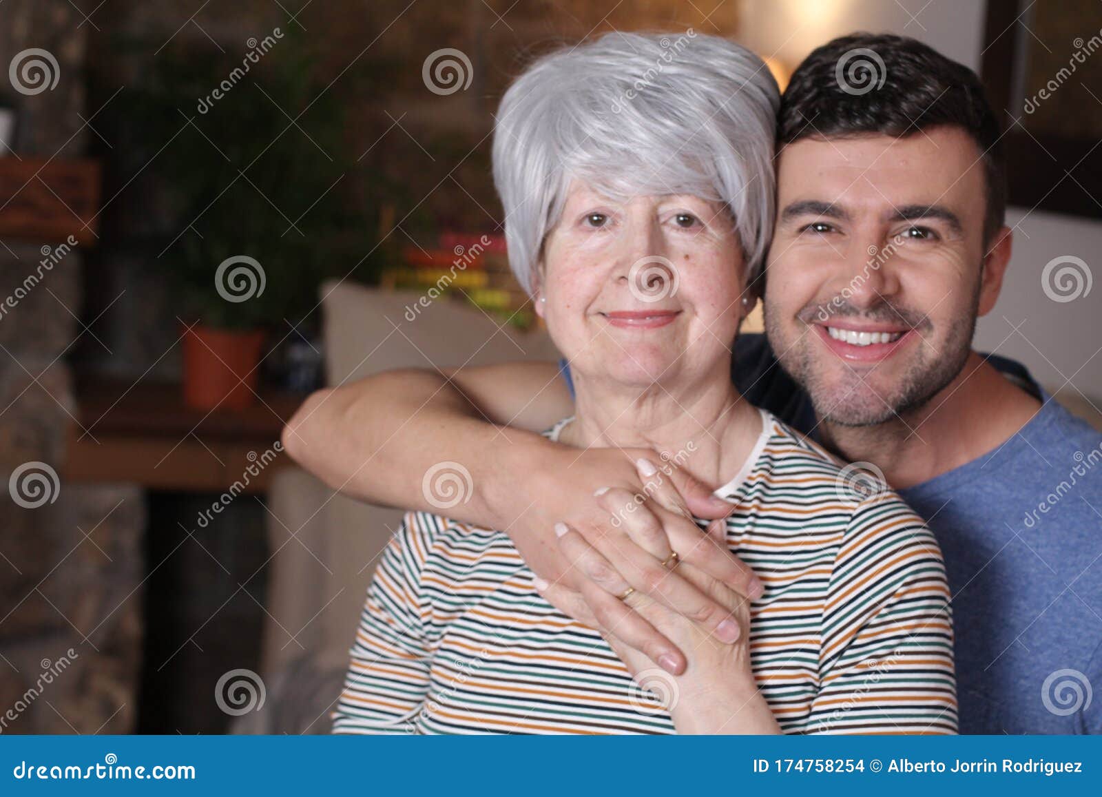 Tender Couple with an Age Difference Stock Photo - Image of difference ...