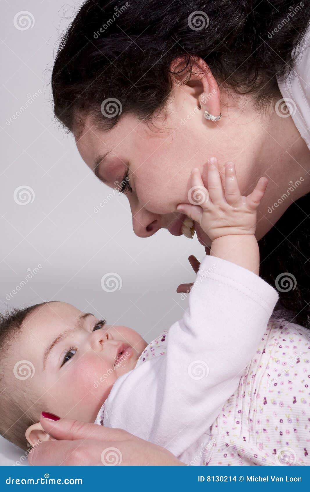Tender moment stock photo. Image of happiness, smile, infant - 8130214