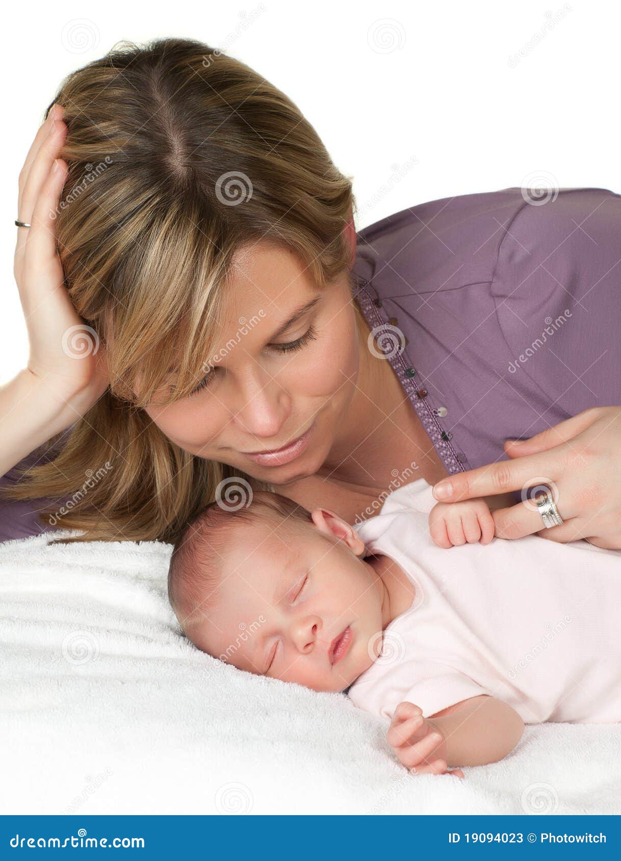 Tender mother stock image. Image of childhood, adorable - 19094023