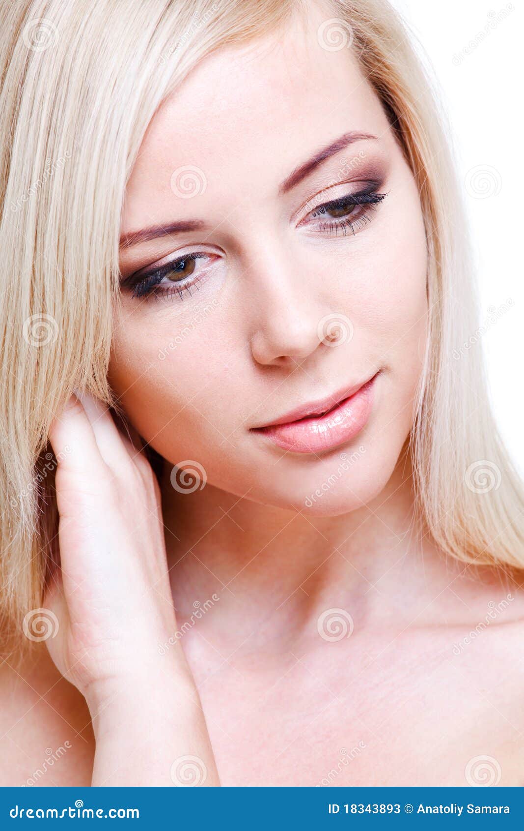 Tender woman stock image. Image of clean, elegance, human - 18343893