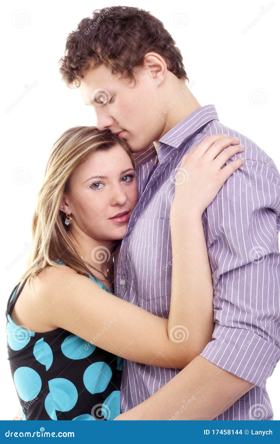 Tenderness stock photo. Image of male, happy, female - 17458144