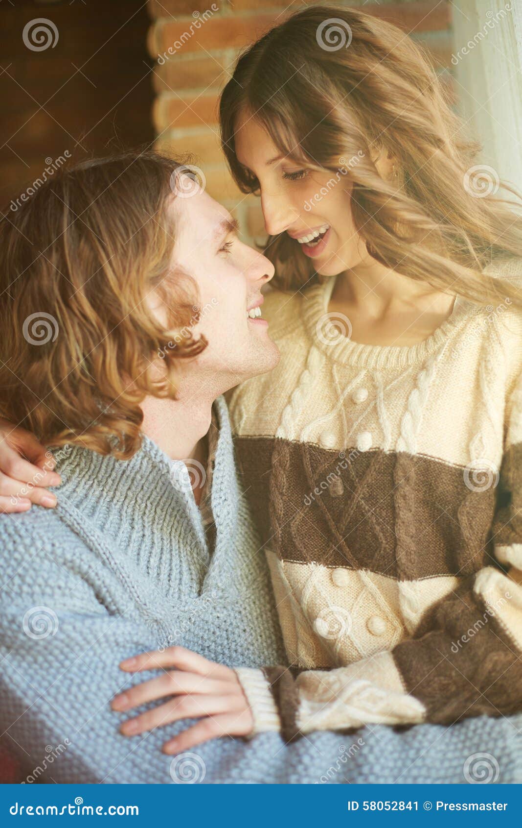 Tenderness stock image. Image of embracing, love, smiling - 58052841