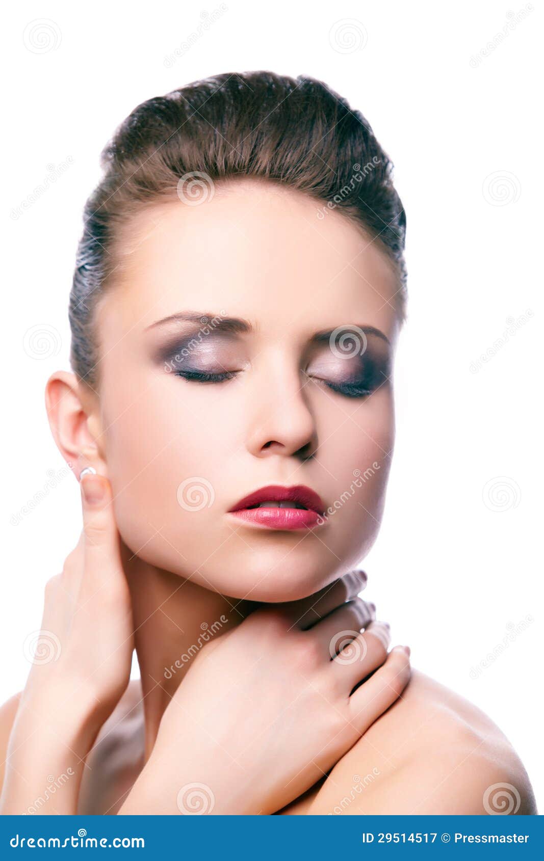 Tenderness of skin stock image. Image of maquillage, glamor - 29514517